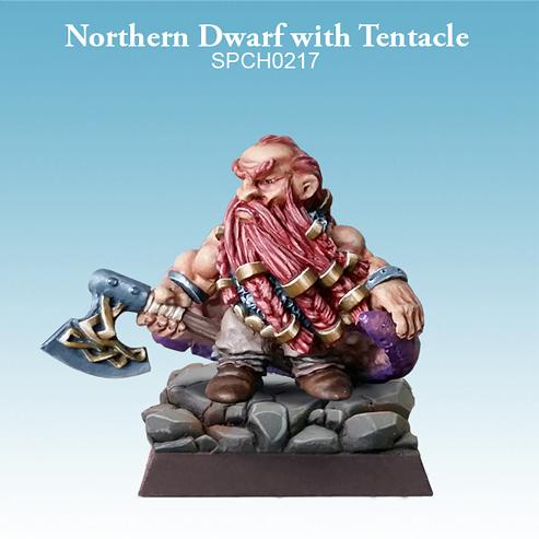Northern Dwarf with Tentacle - MiniWar Bits