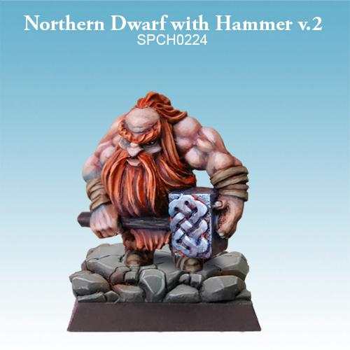 Northern Dwarf with Hammer v.2 - MiniWar Bits