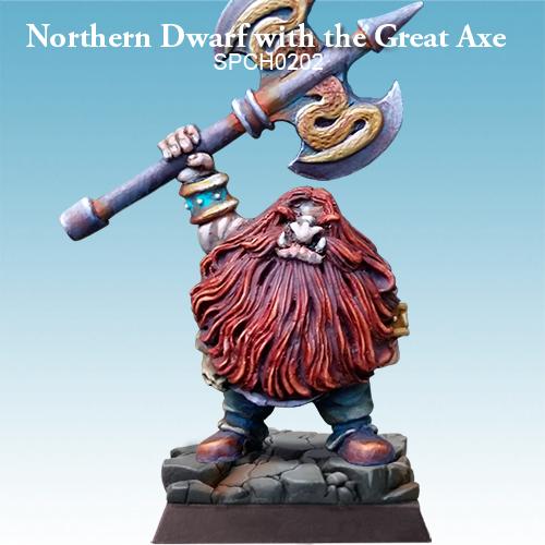 Northern Dwarf with the Great Axe - MiniWar Bits