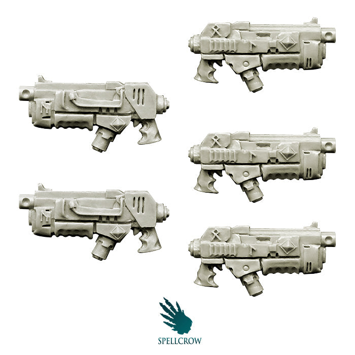 Wolves Knights Combined Plasma Core Guns - MiniWar Bits