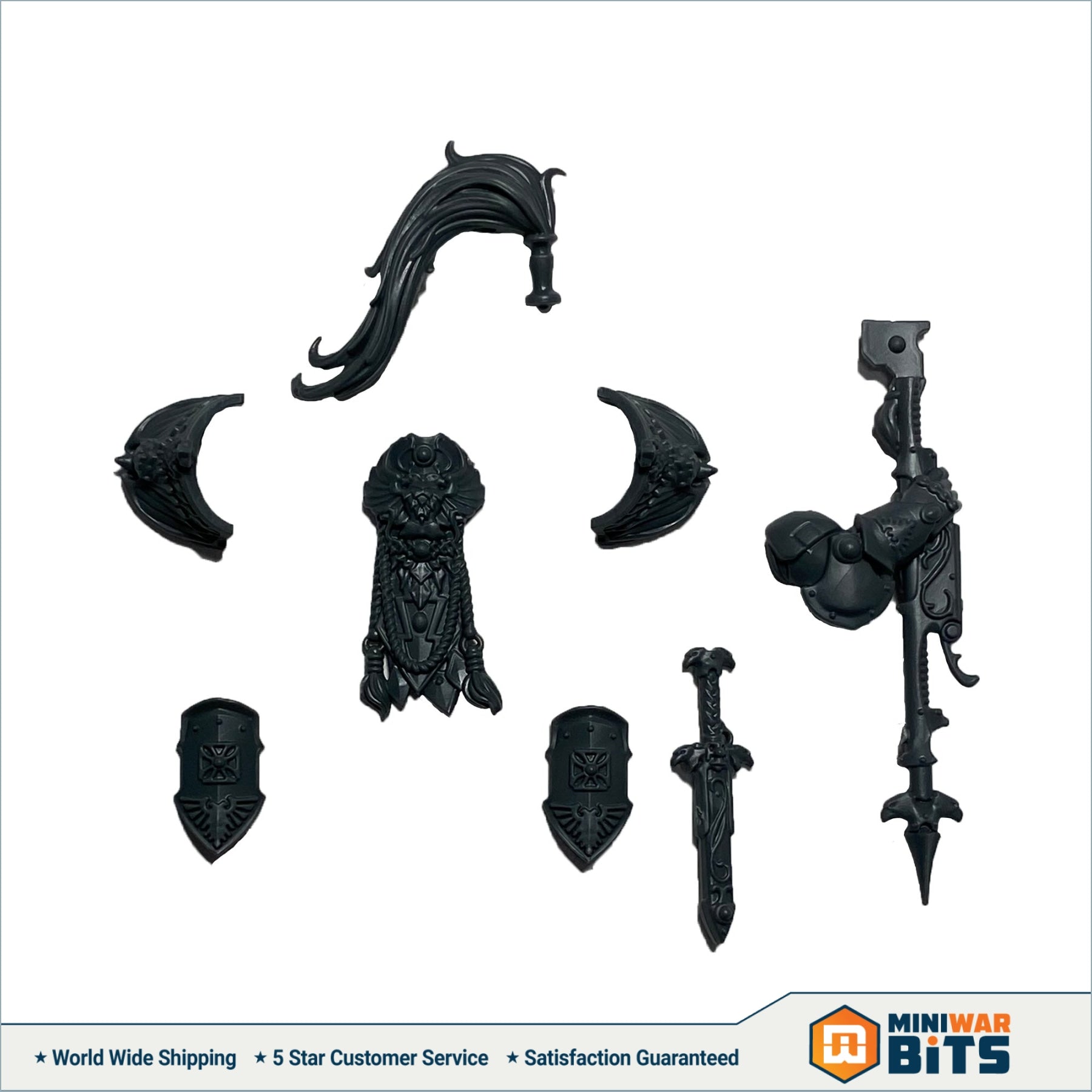 Allarus Custodian Shield Captain Upgrade Bits - MiniWar Bits