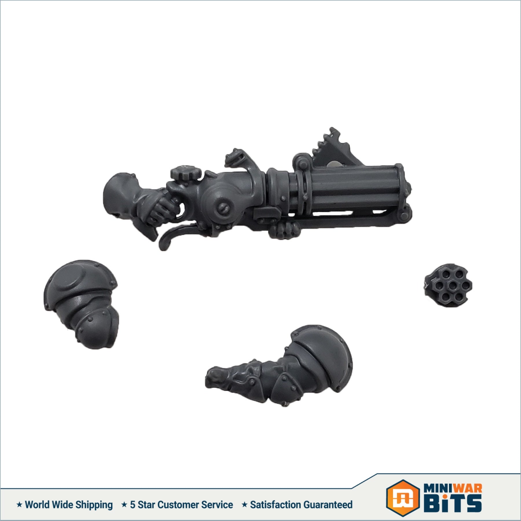 Arkanaut Company Multi barrelled Aethermatic Volley Gun Bits - MiniWar Bits