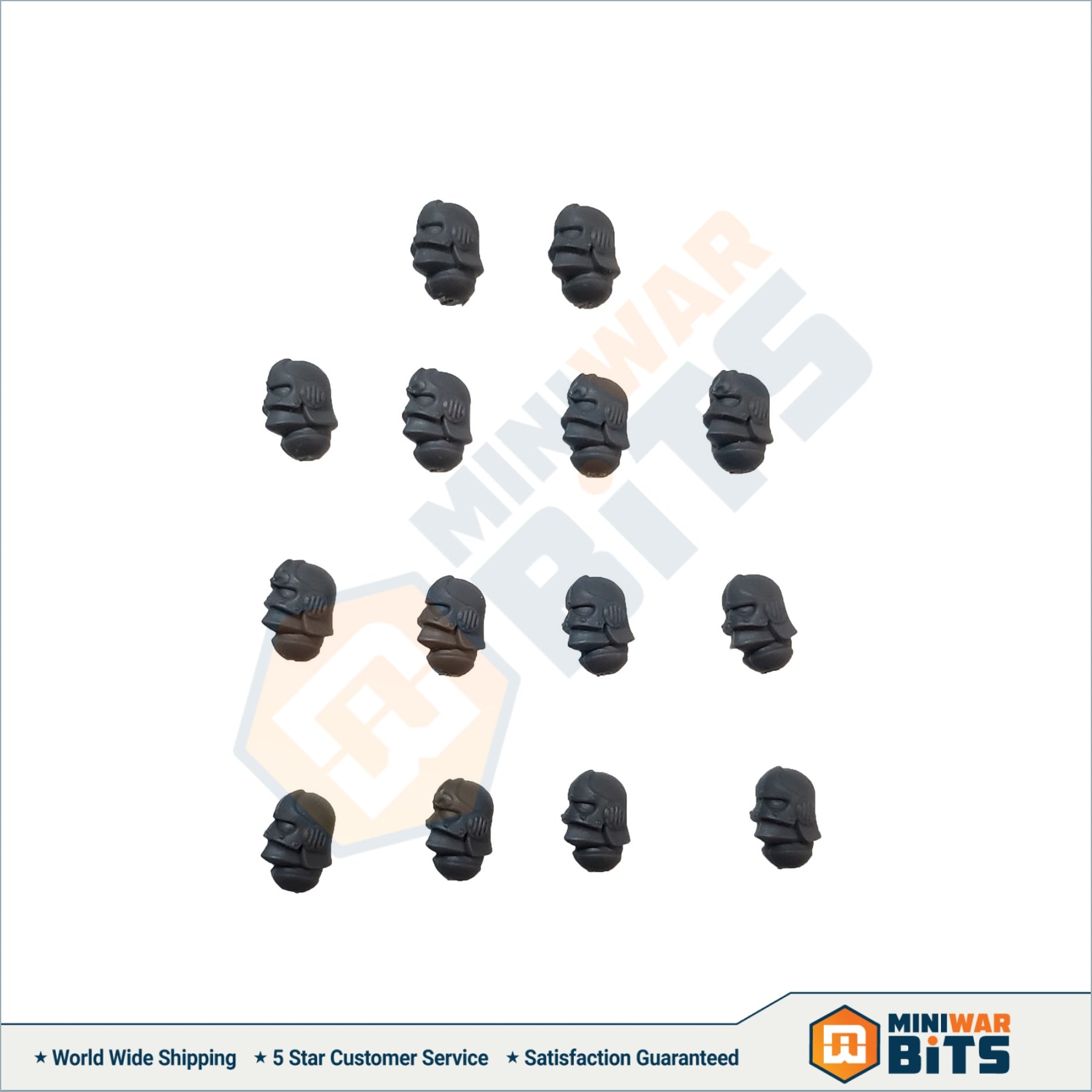 Battle Sisters Celestian Helmet Head Bits - MiniWar Bits