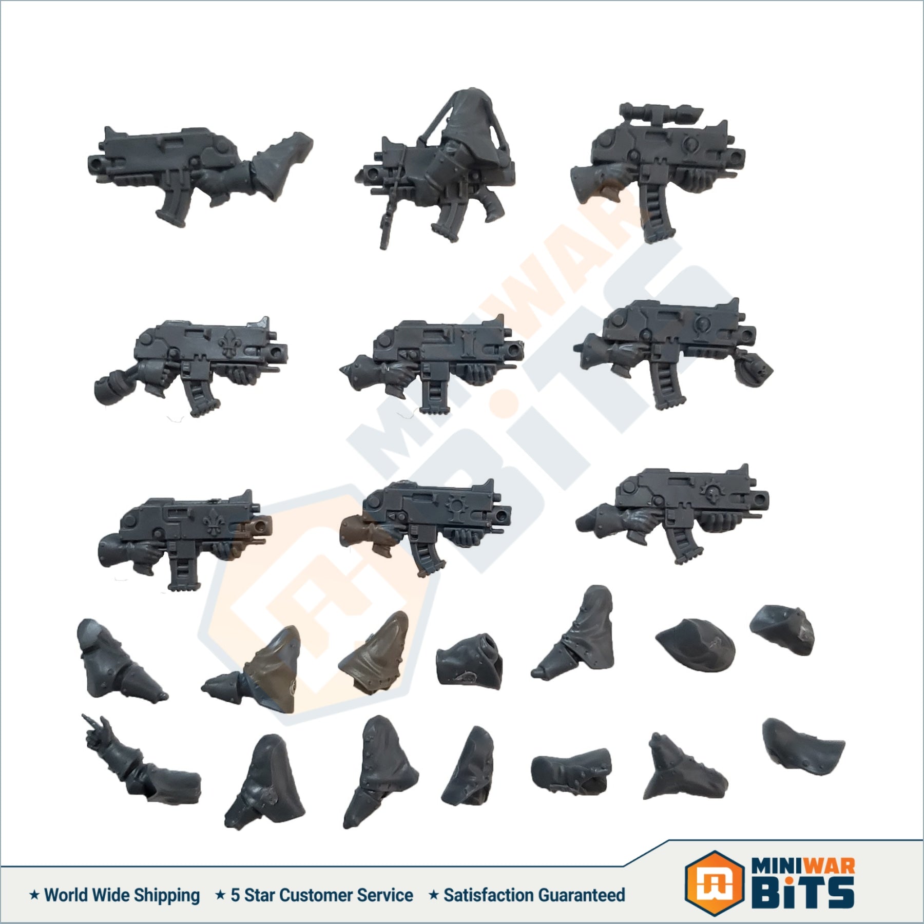 Battle Sisters Squad Bolter Arm Bits - MiniWar Bits