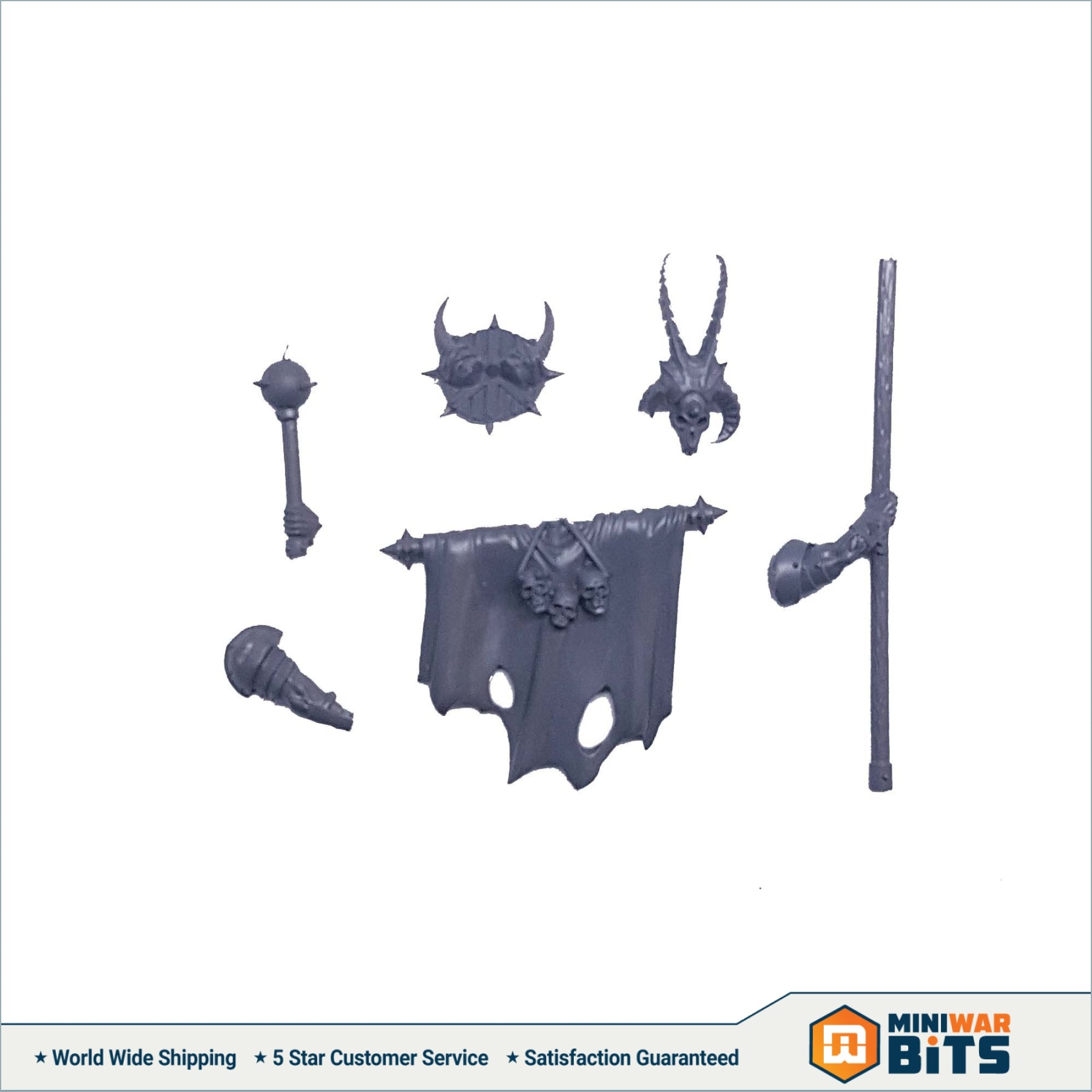 Bestigor Banner Bearer Upgrade Bits - MiniWar Bits