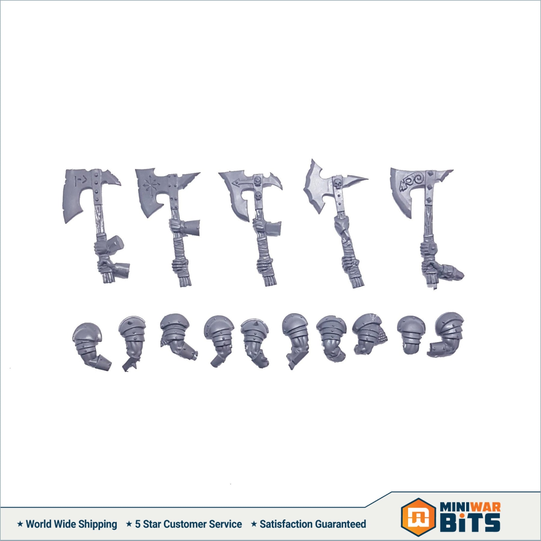 Bestigor Despoiler Axe and Arm Bits - MiniWar Bits