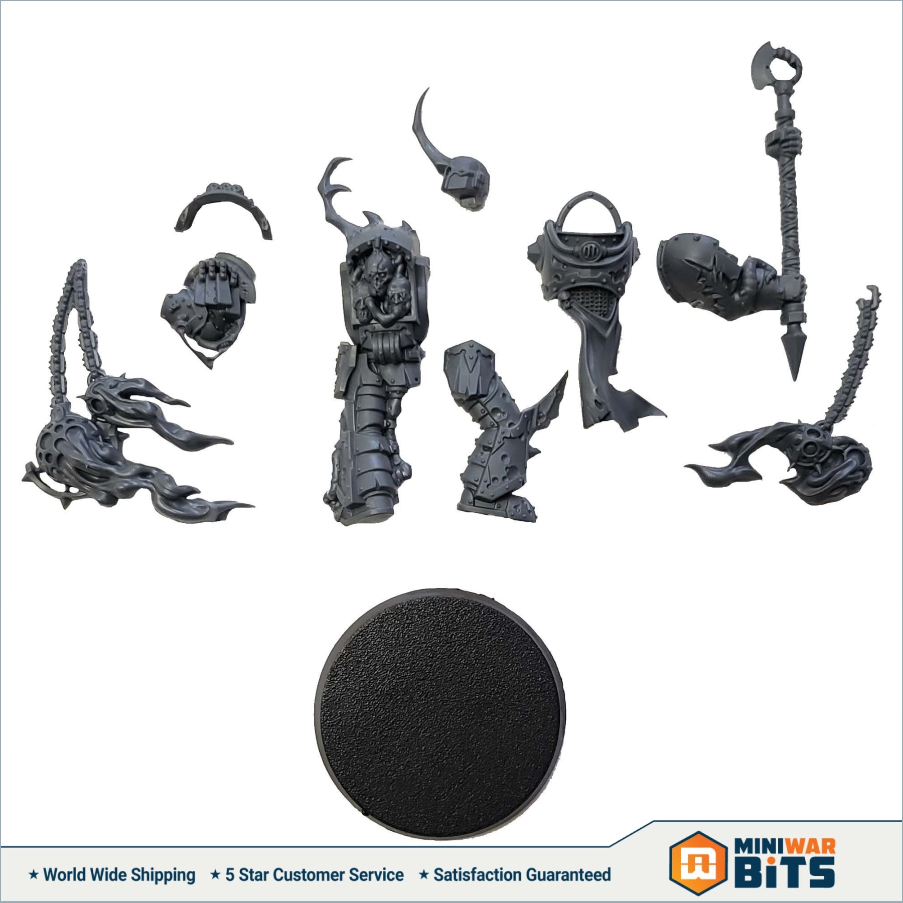 Blightlord Terminator Single Figure w/ Flail of Corruption - MiniWar Bits