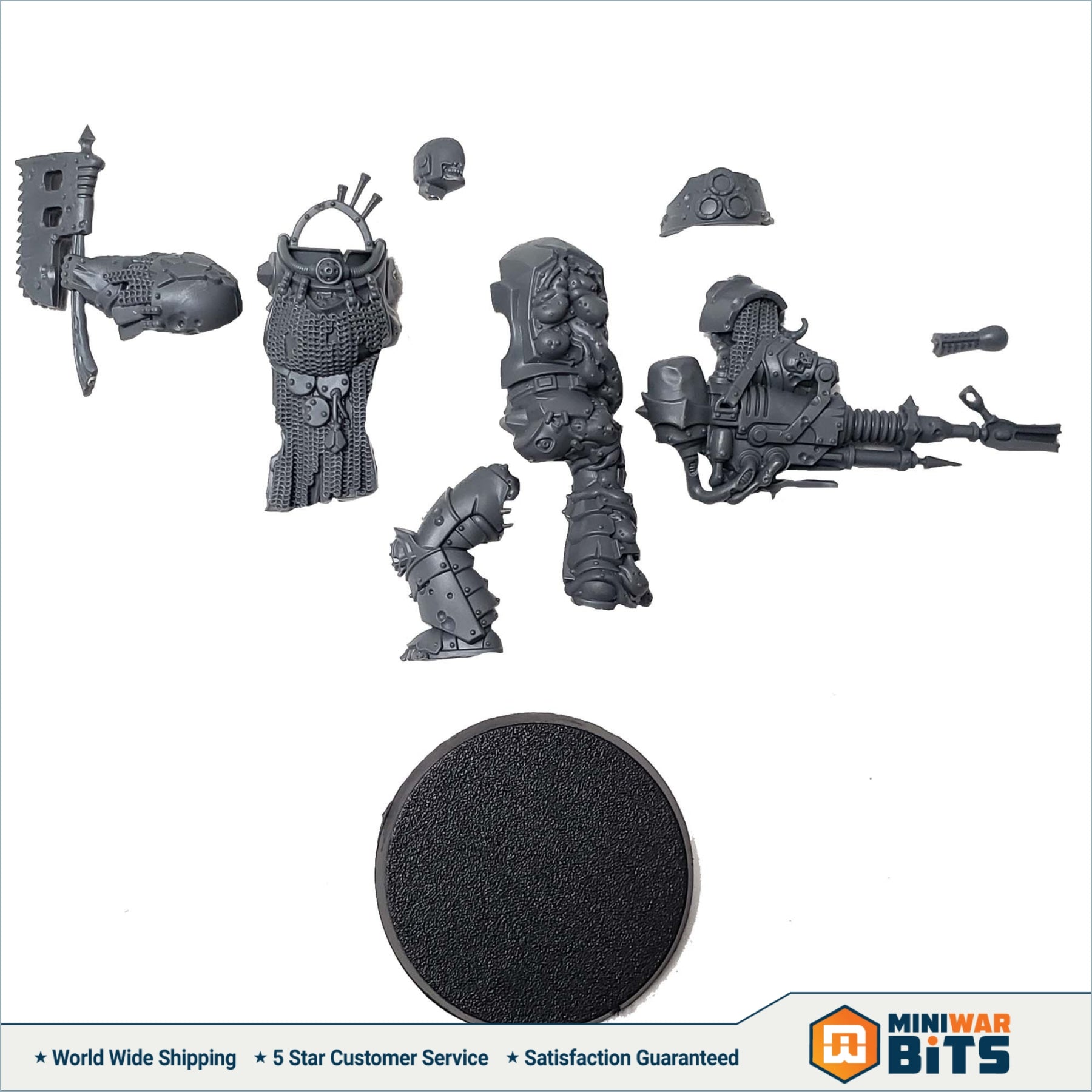 Blightlord Terminator Single Figure w/ Plague Spewer - MiniWar Bits