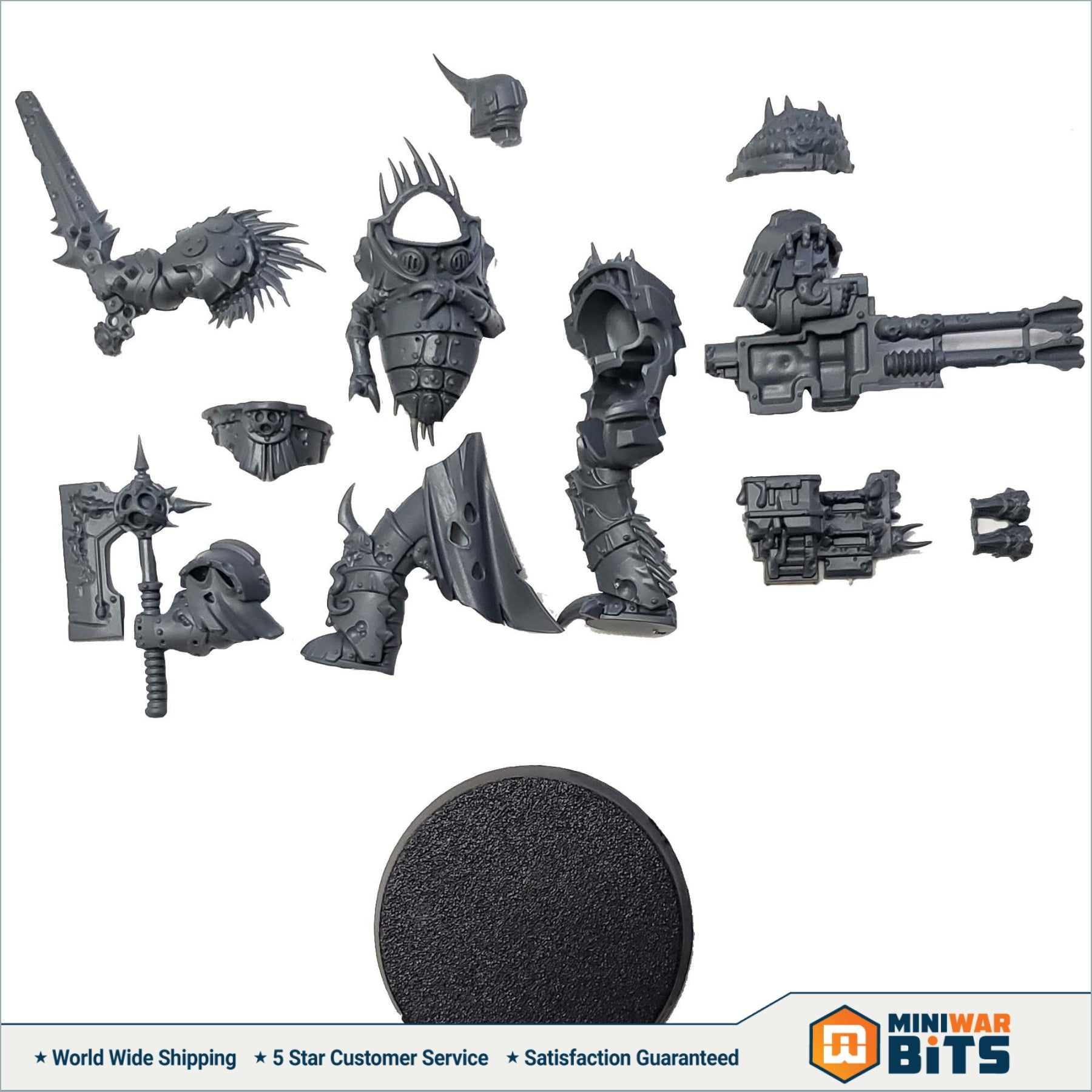 Blightlord Terminator Single Figure w/ Reaper Cannon - MiniWar Bits