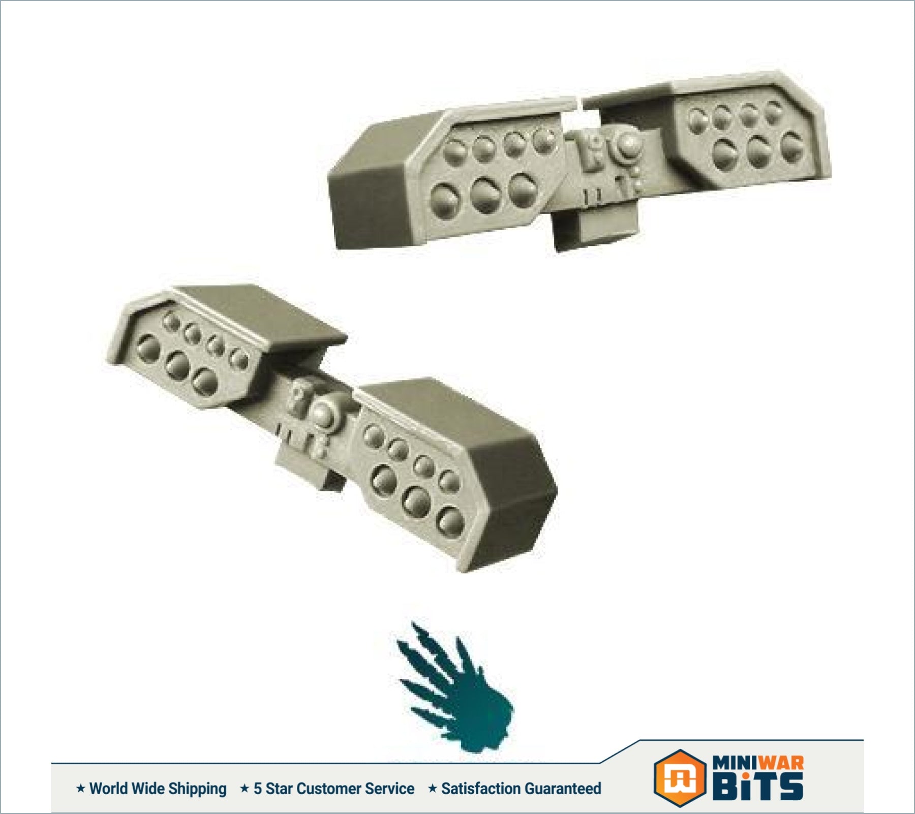 Blizzard Missile Launchers Bits - MiniWar Bits