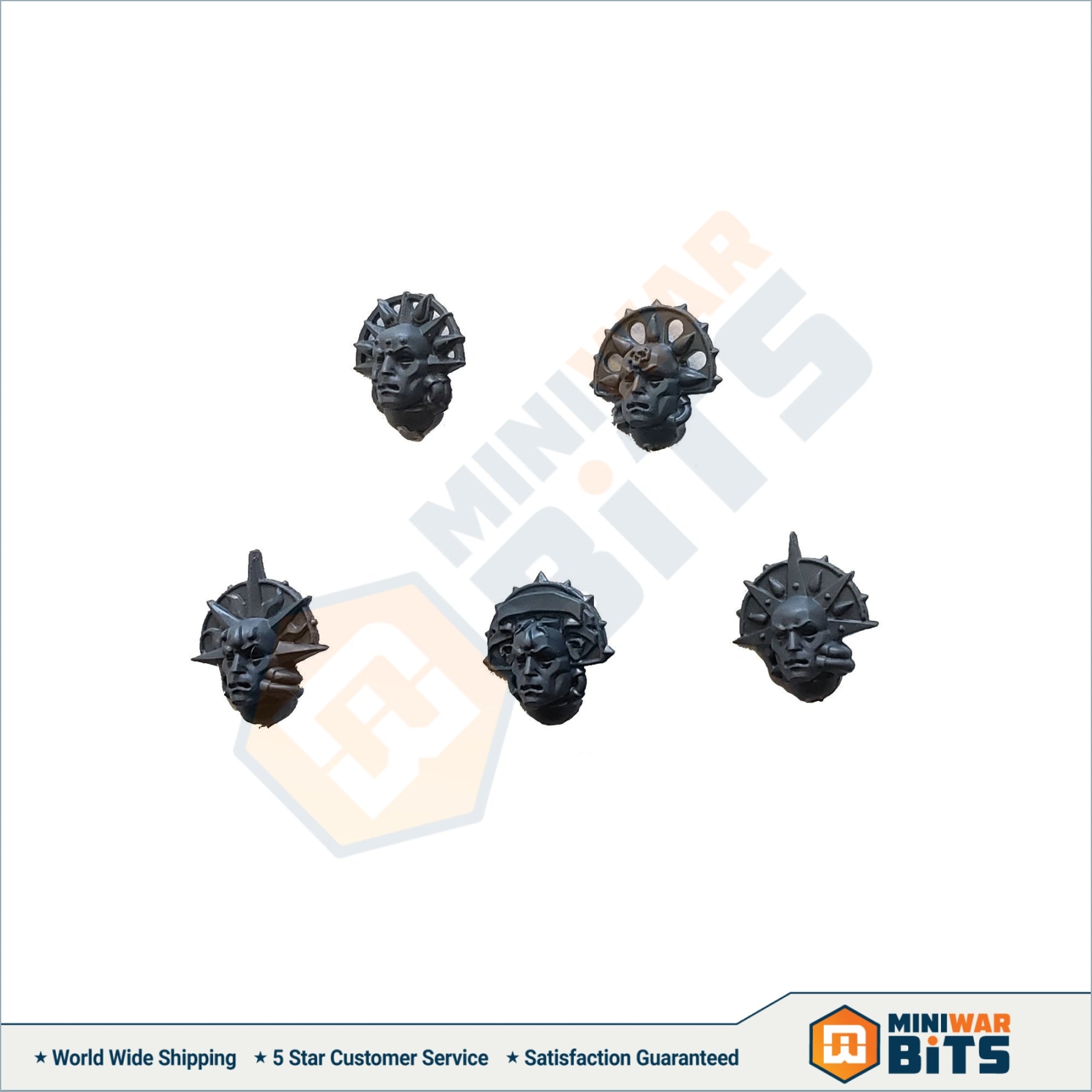 Blood Angels Sanguinary Guard Deathmask Head Bits - MiniWar Bits