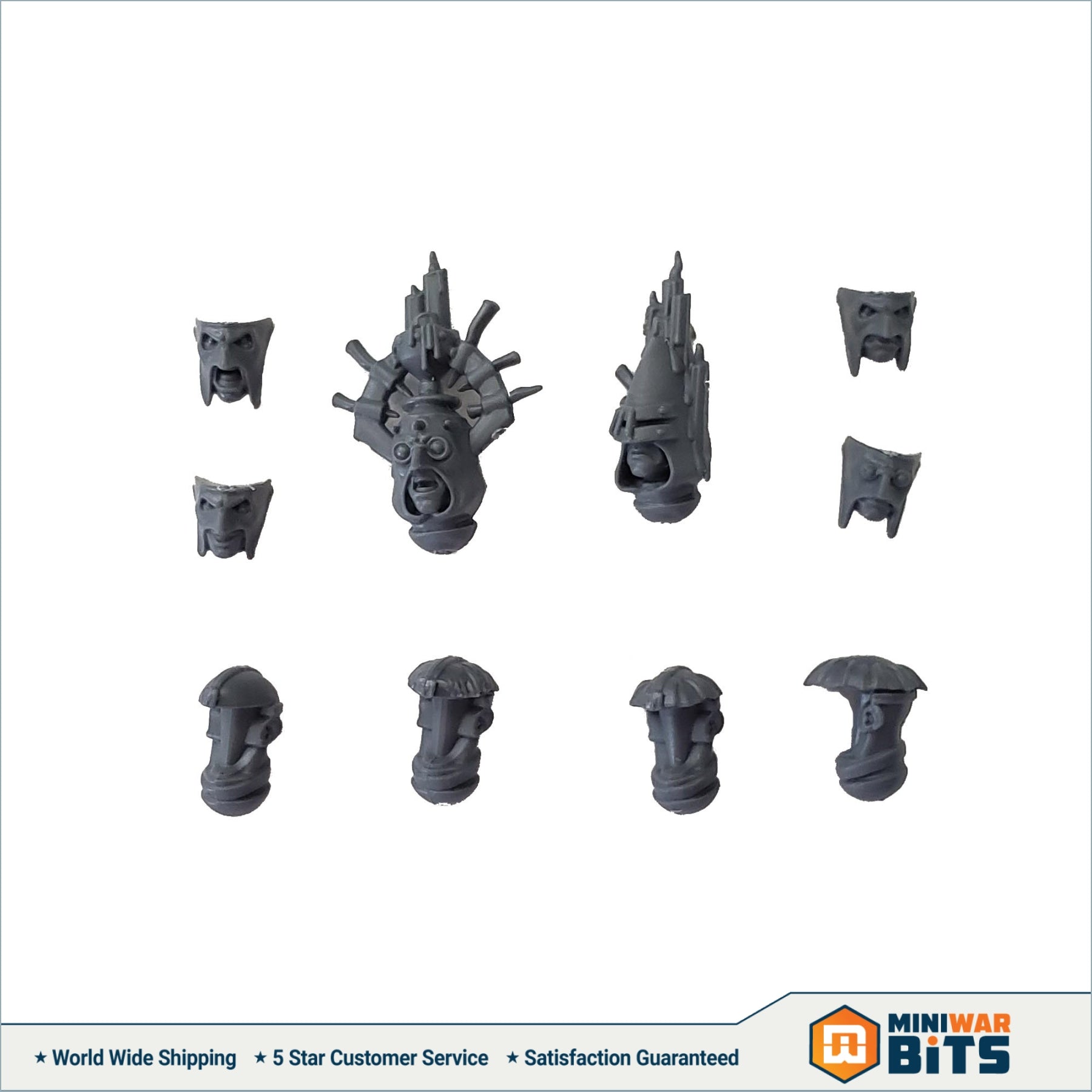Cawdor Gang Head Bits - MiniWar Bits