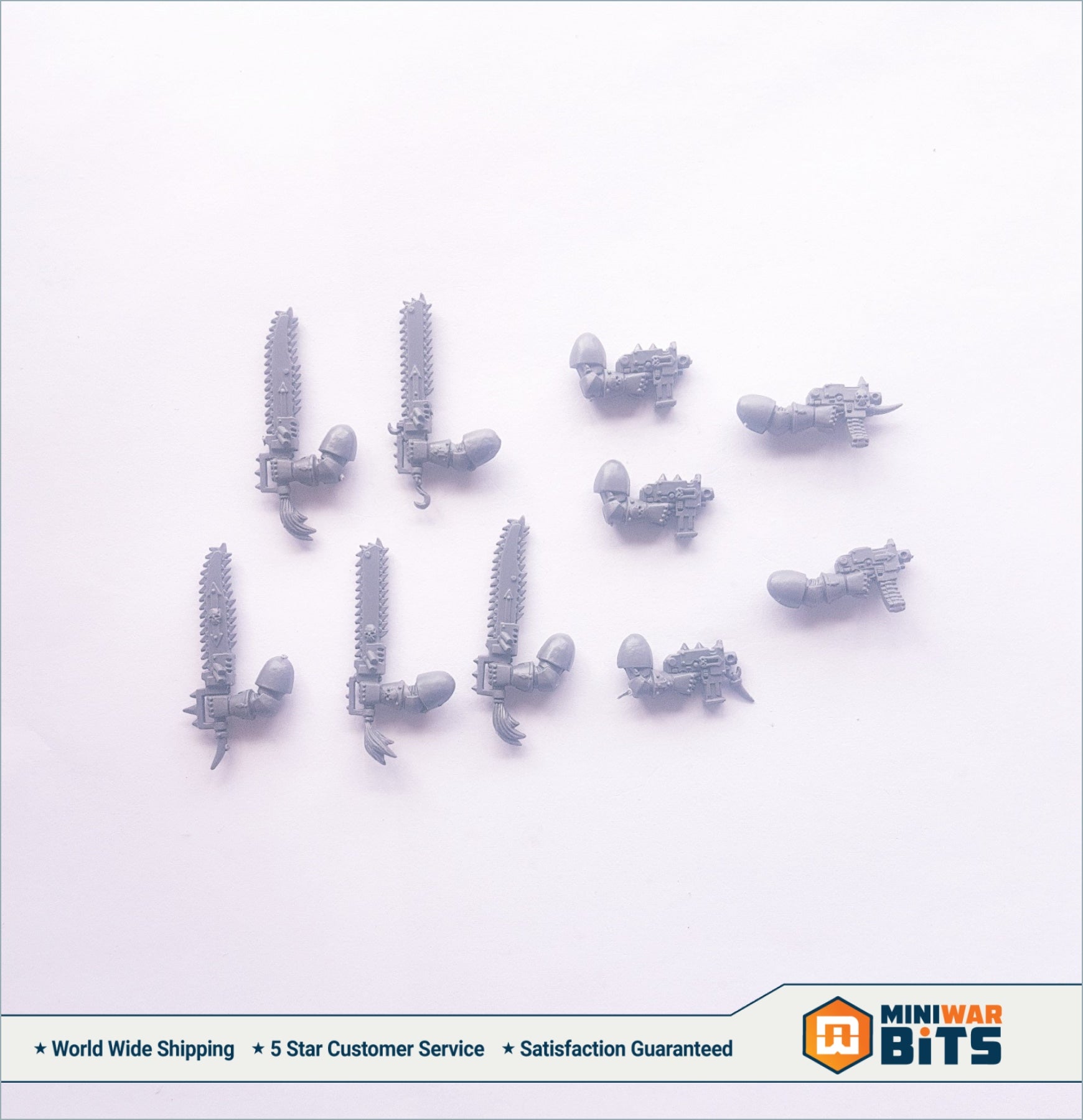 Chaos Space Marine Close Combat Bits - MiniWar Bits