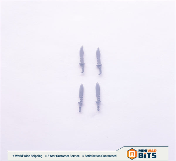 Chaos Space Marine Combat Knife Bits - MiniWar Bits