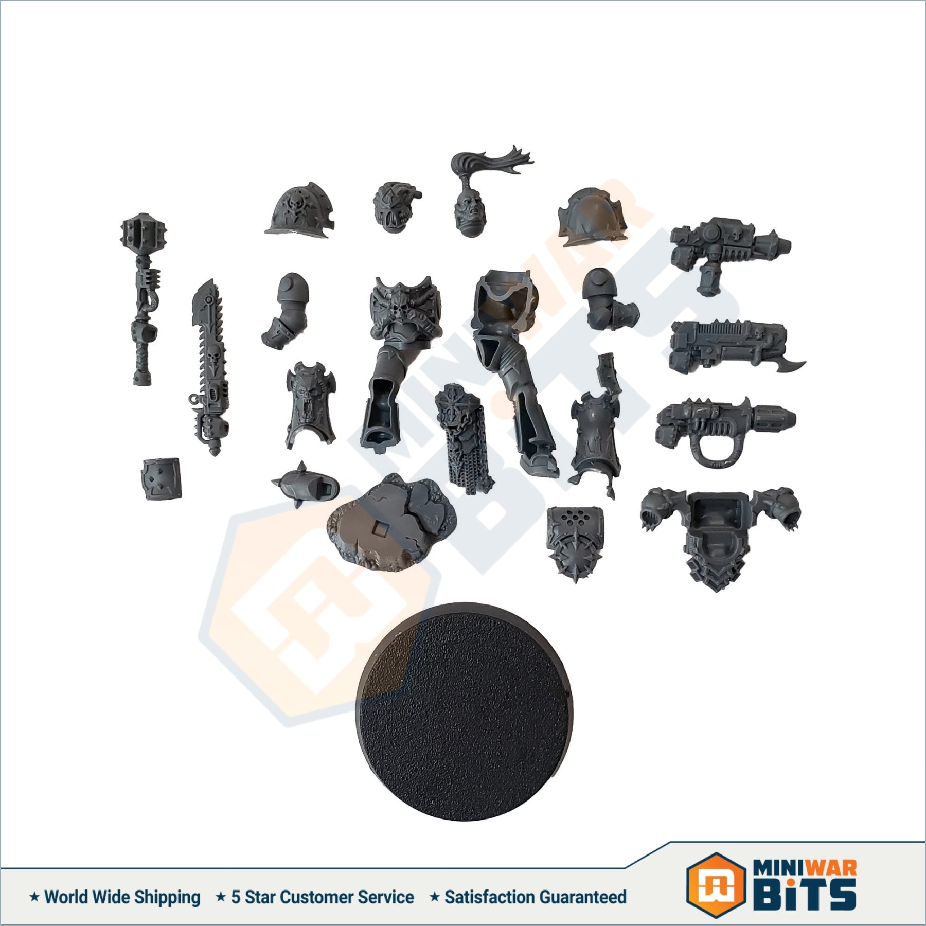 Chaos Space Marine Havoc Aspiring Champion Single Figure - MiniWar Bits