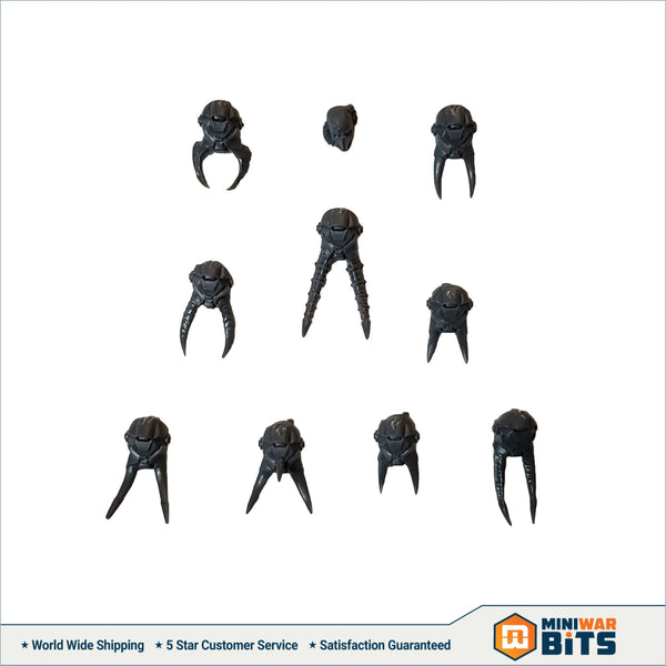 Chaos Space Marine Terminator Head Bits - MiniWar Bits