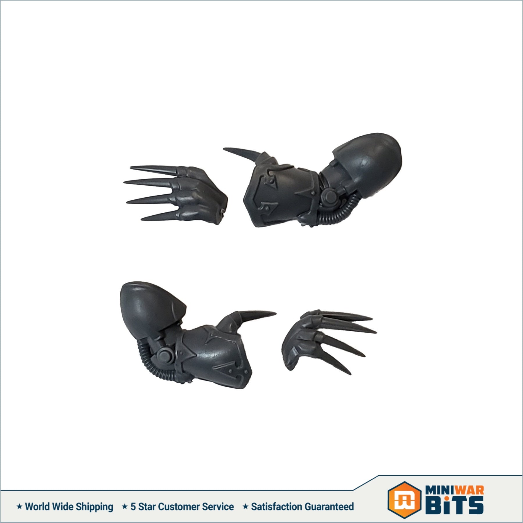 Chaos Space Marine Terminator Lightning Claw Bits - MiniWar Bits