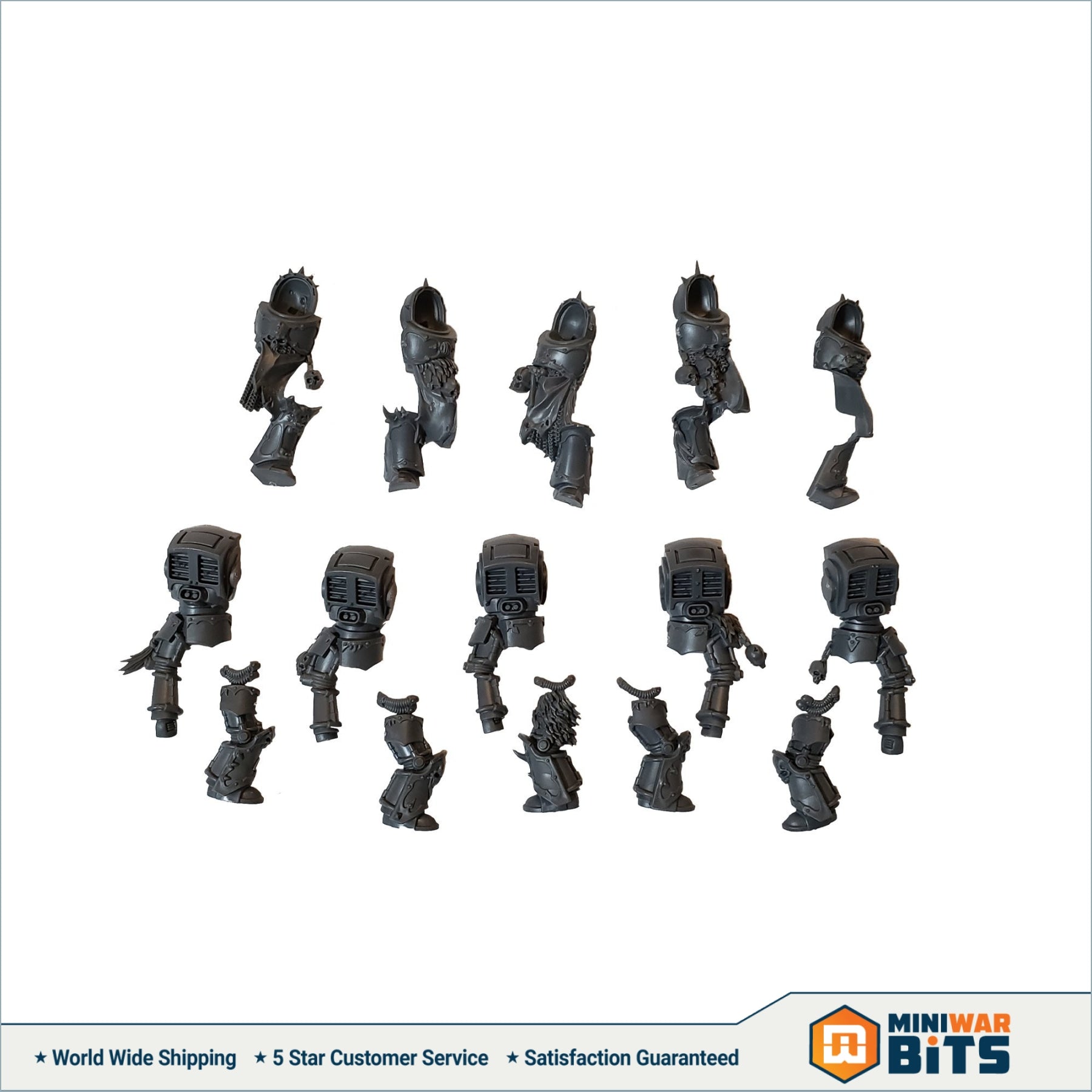 Chaos Space Marine Terminator Torso Leg Bits - MiniWar Bits
