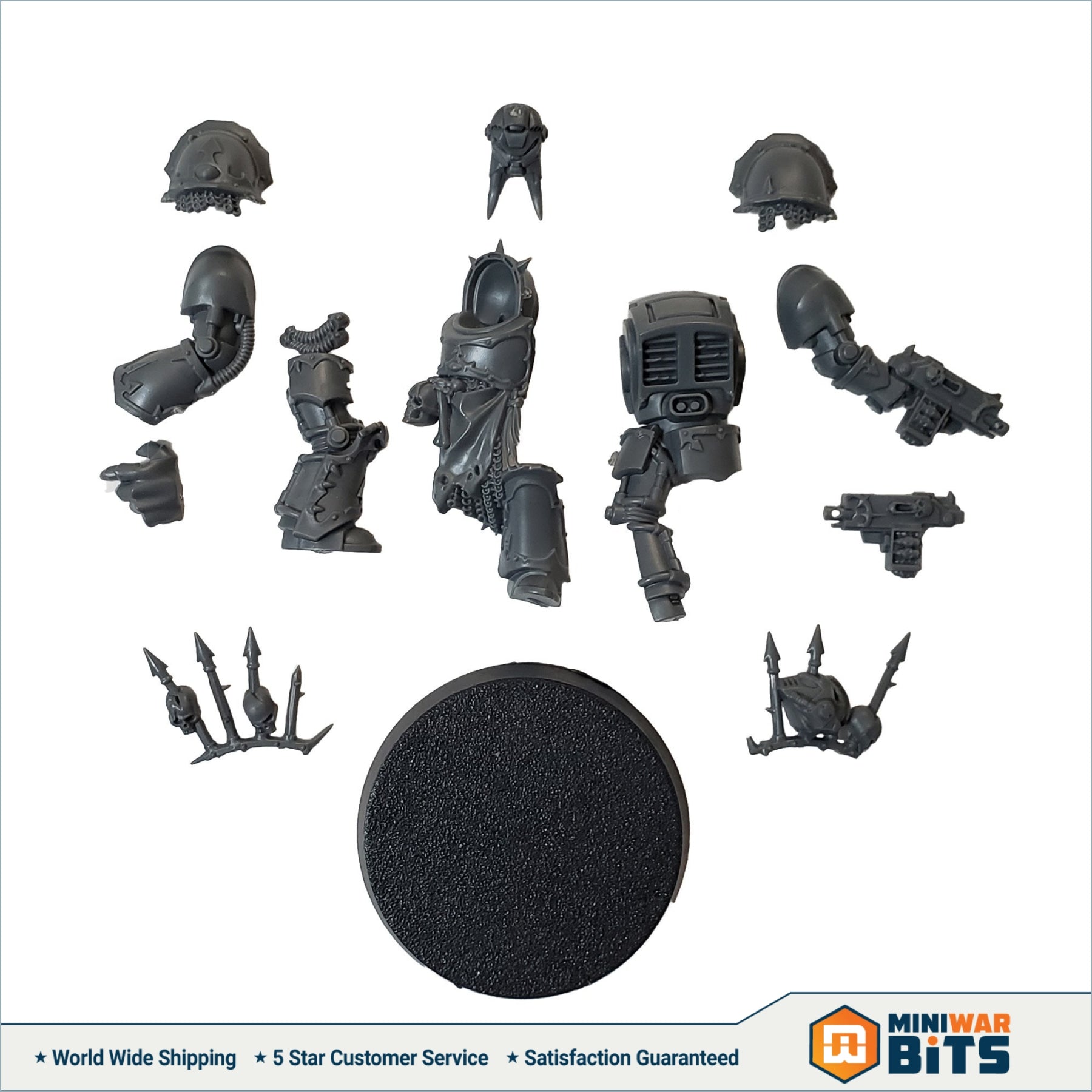 Chaos Space Marine Terminator with Power Fist - MiniWar Bits