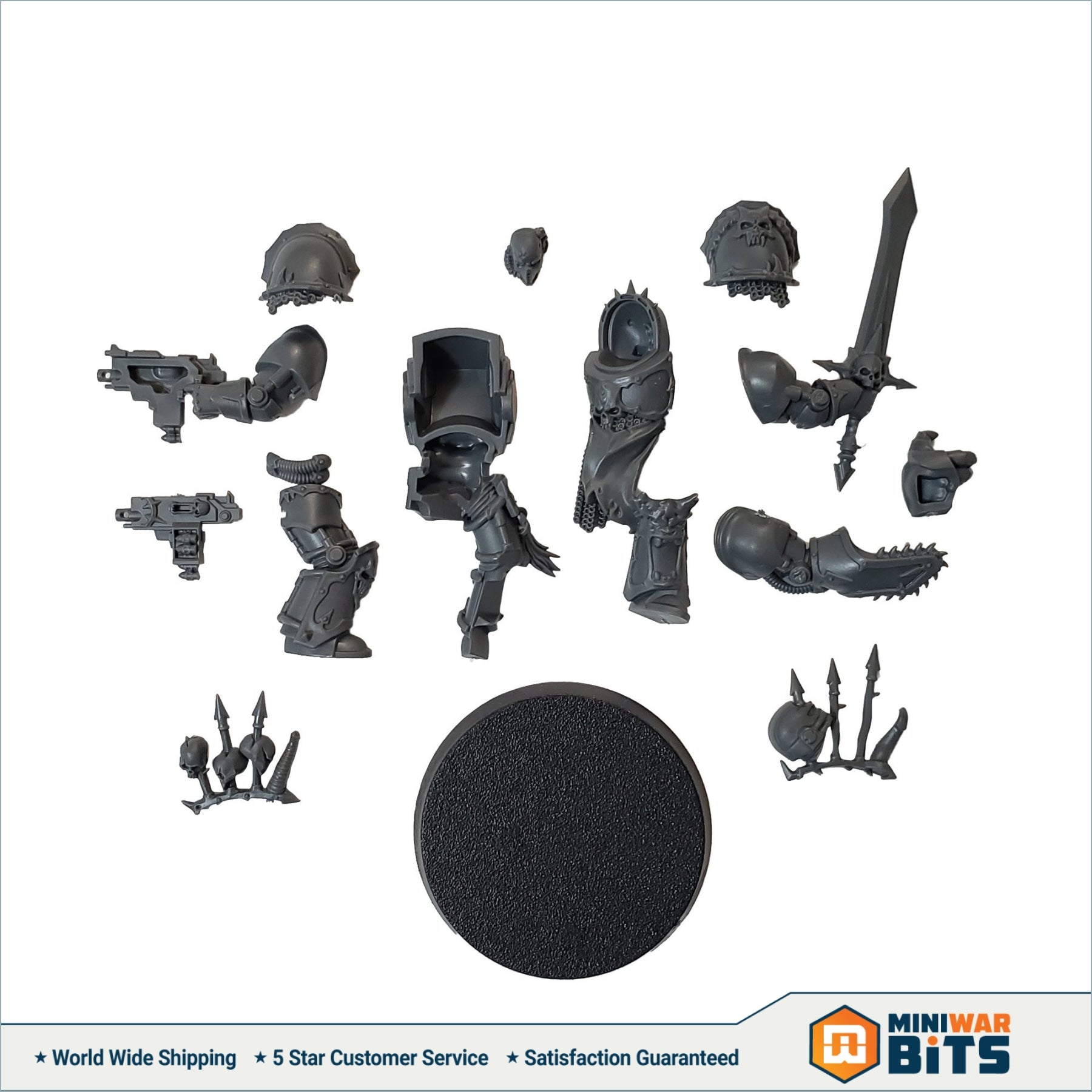 Chaos Space Marine Terminator with Power Sword or Chain Fist - MiniWar Bits