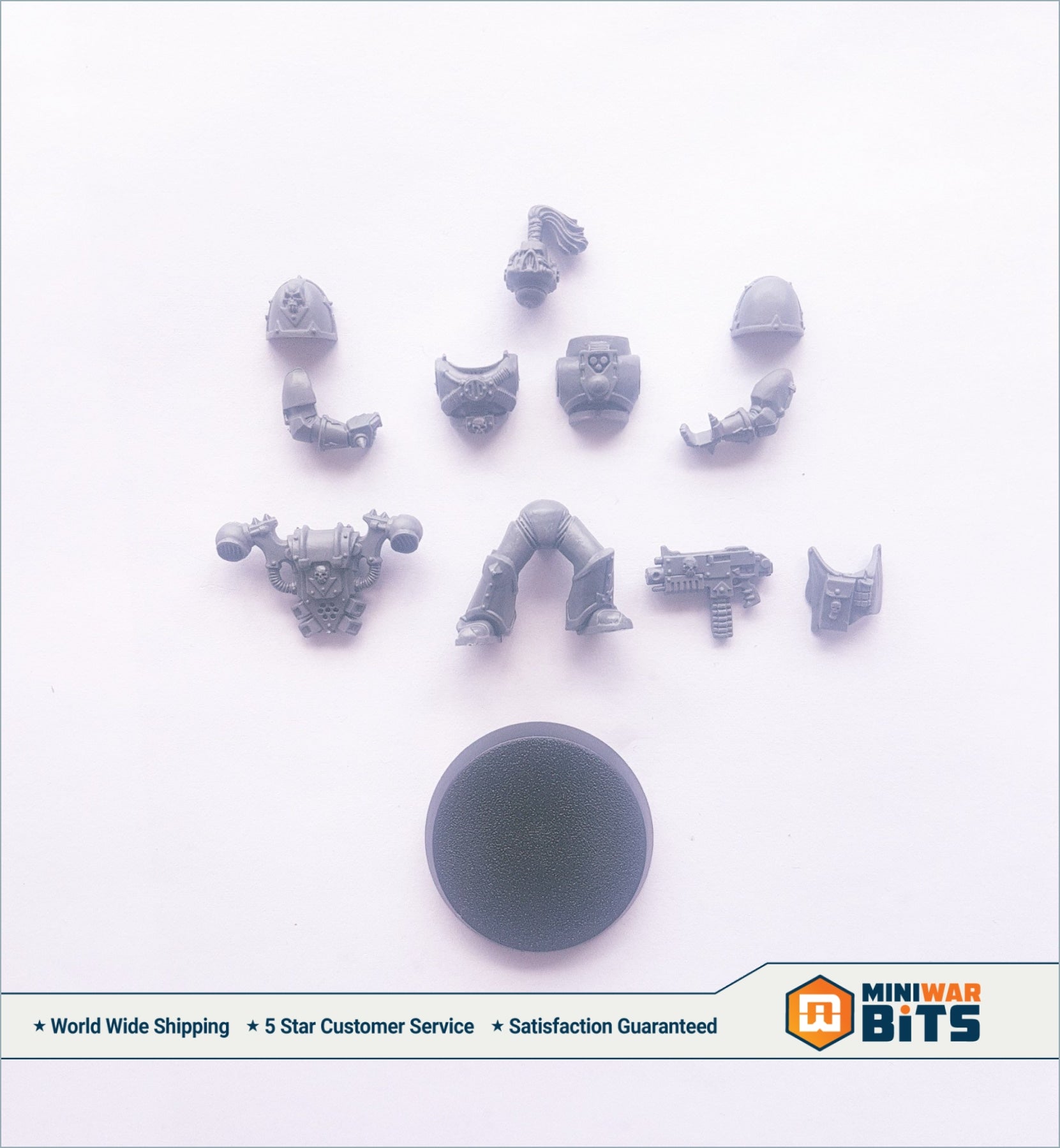 Chaos Space Marine w/ Bolter Single Figure Model Bits - MiniWar Bits