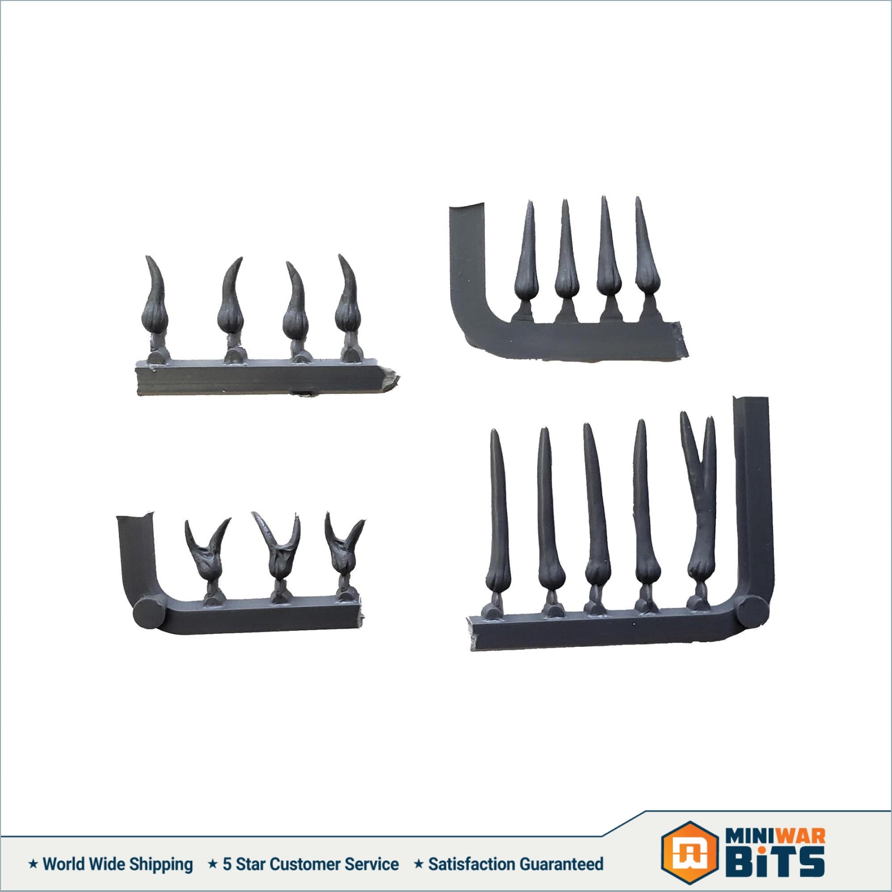 Chaos Spawn Spike Accessory Bits - MiniWar Bits