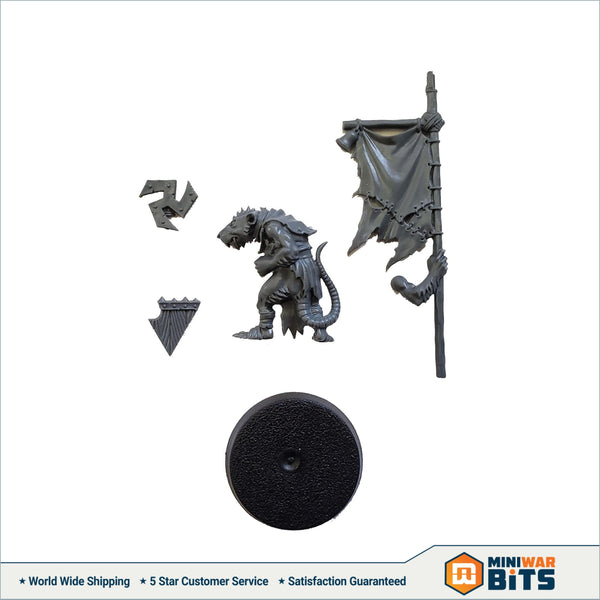 Clanrat Standard Bearer Single Figure - MiniWar Bits