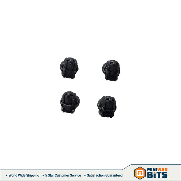 Corpse Grinder Cult Gang Initiate Head Bits - MiniWar Bits