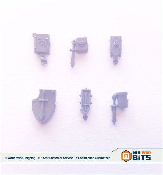 Dark Angel Space Marine Primaris Accessory Bits Set (x6) - Warhammer 4 ...