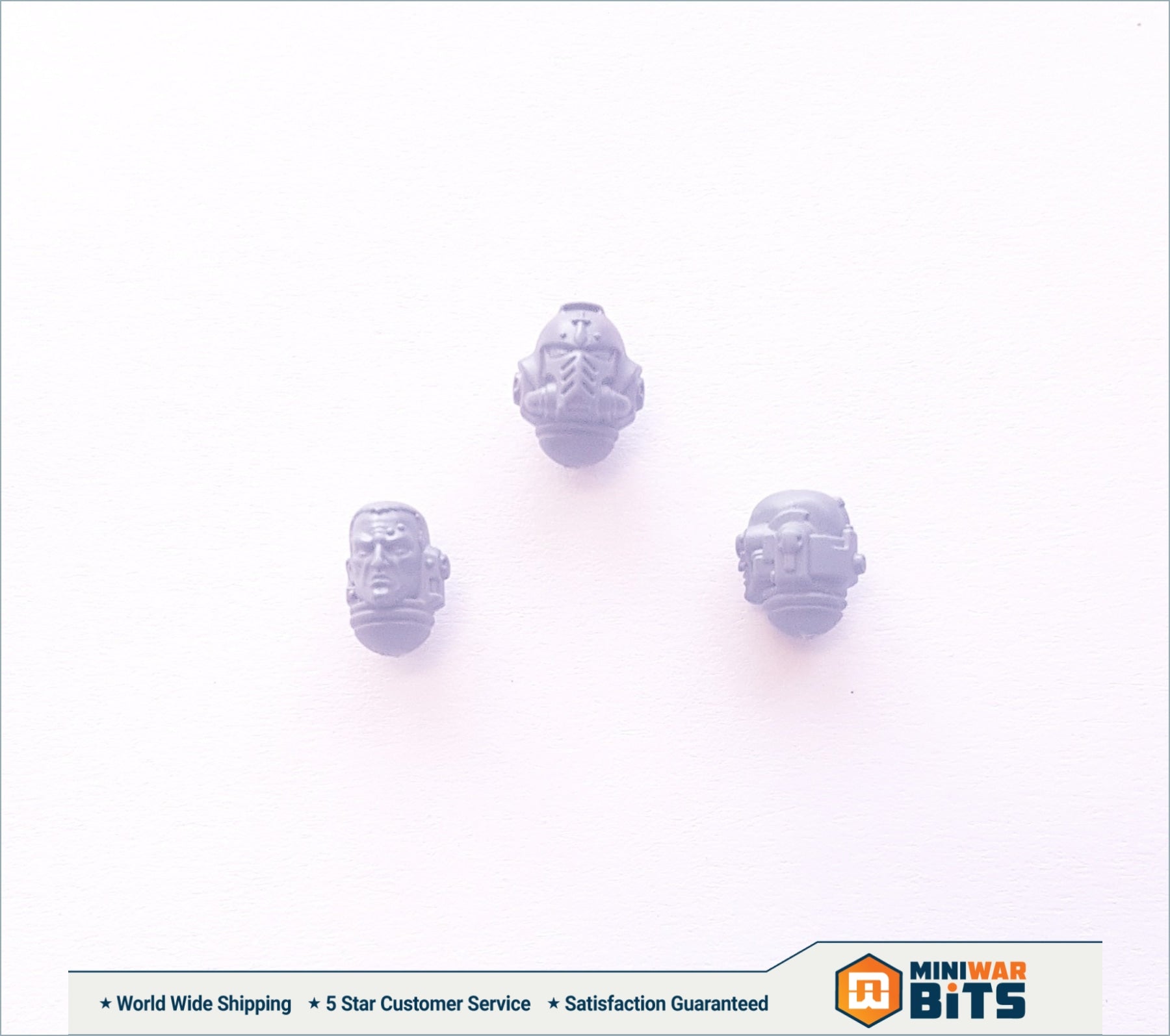 Dark Angel Space Marine Primaris Head Bits - MiniWar Bits