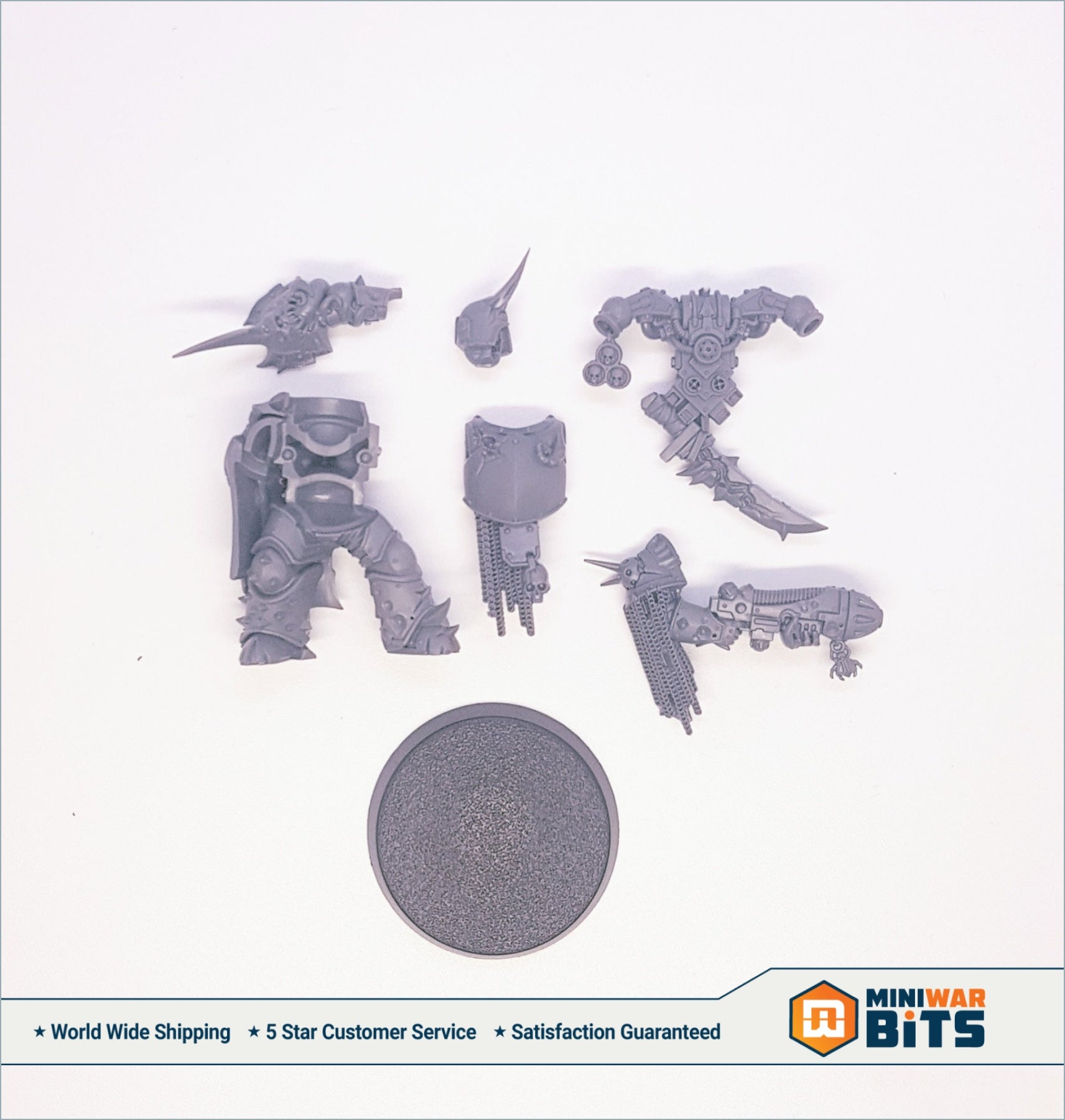 Death Guard Plasma Gun Single Figure Model Bits - MiniWar Bits