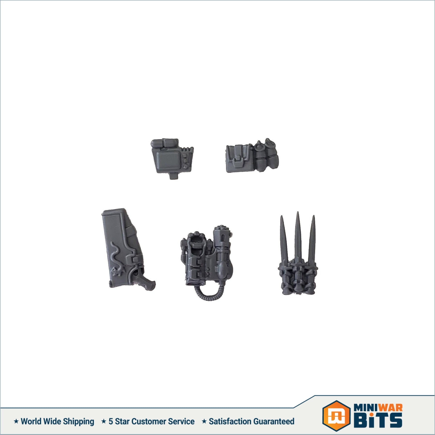 Delaque Gang Accessory Bits - MiniWar Bits