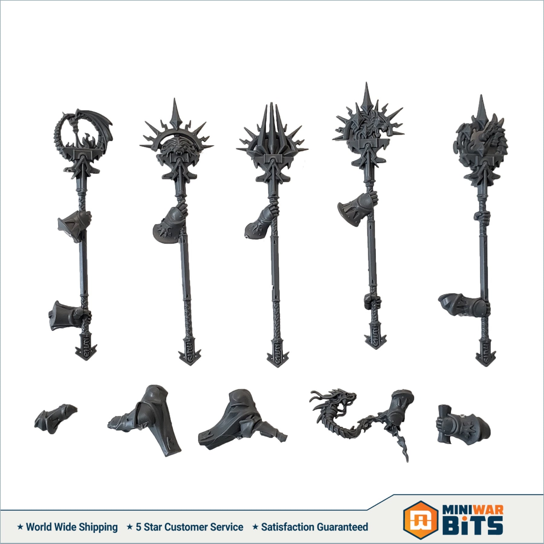 Evocators Grandstaves Arms Bits - MiniWar Bits