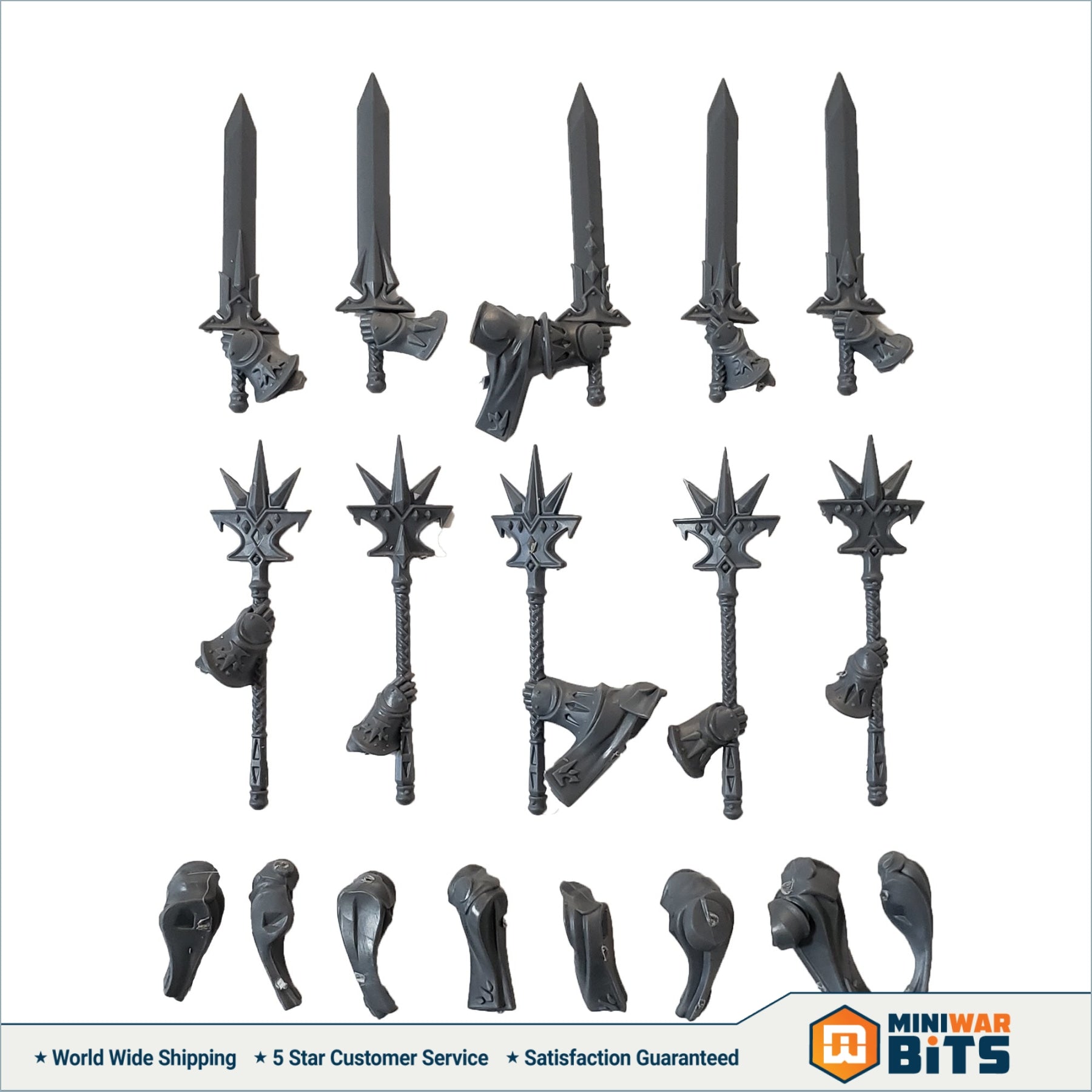 Evocators Tempest Blade Stormstave Bits - MiniWar Bits
