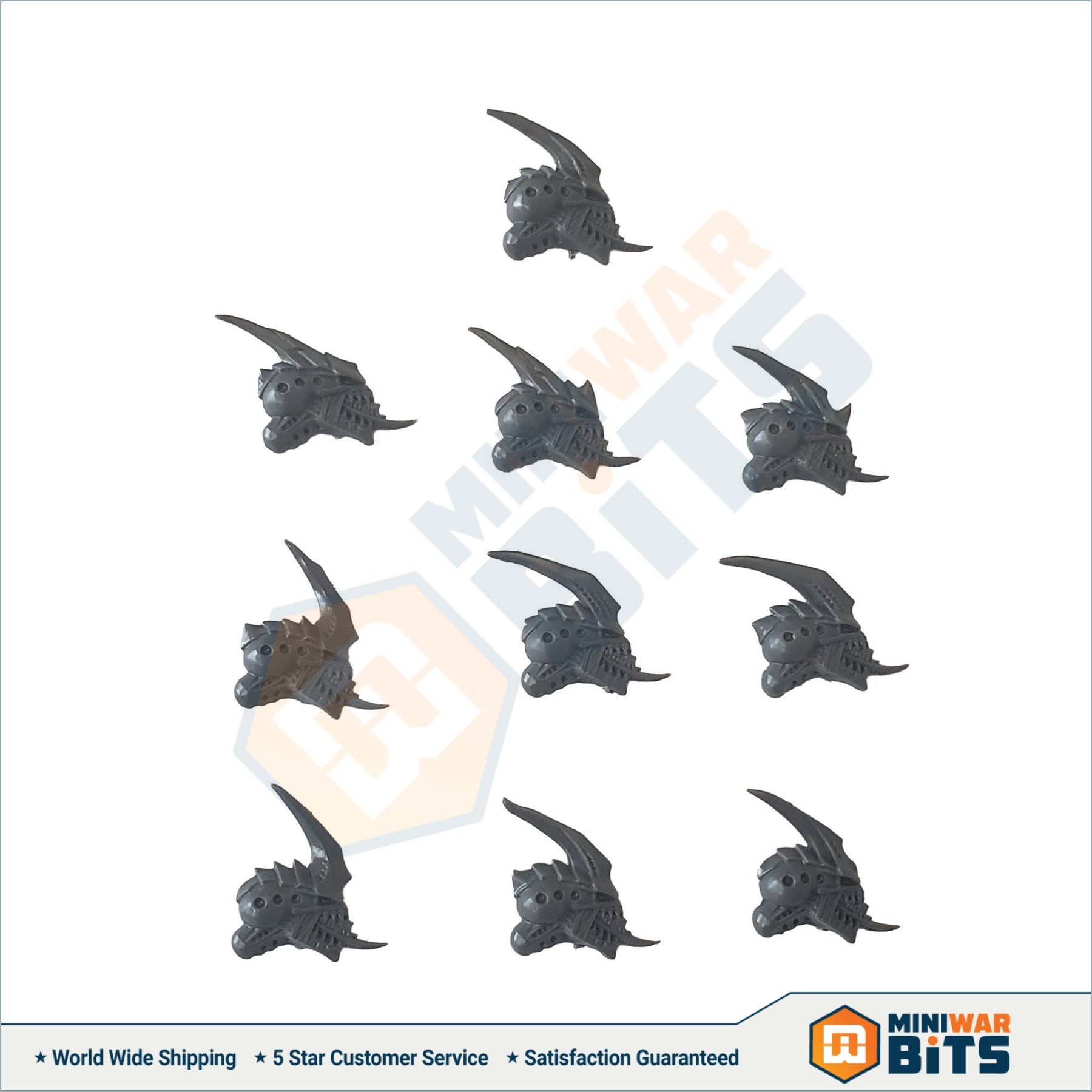 Gargoyle Brood Head Bits - MiniWar Bits