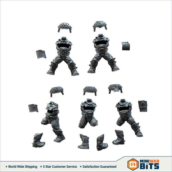 Goliath Gang Torso & Leg Bits - MiniWar Bits