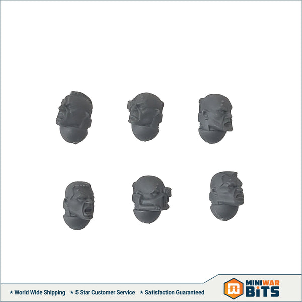 Grey Knight Strike Squad Helmetless Head Bits - MiniWar Bits