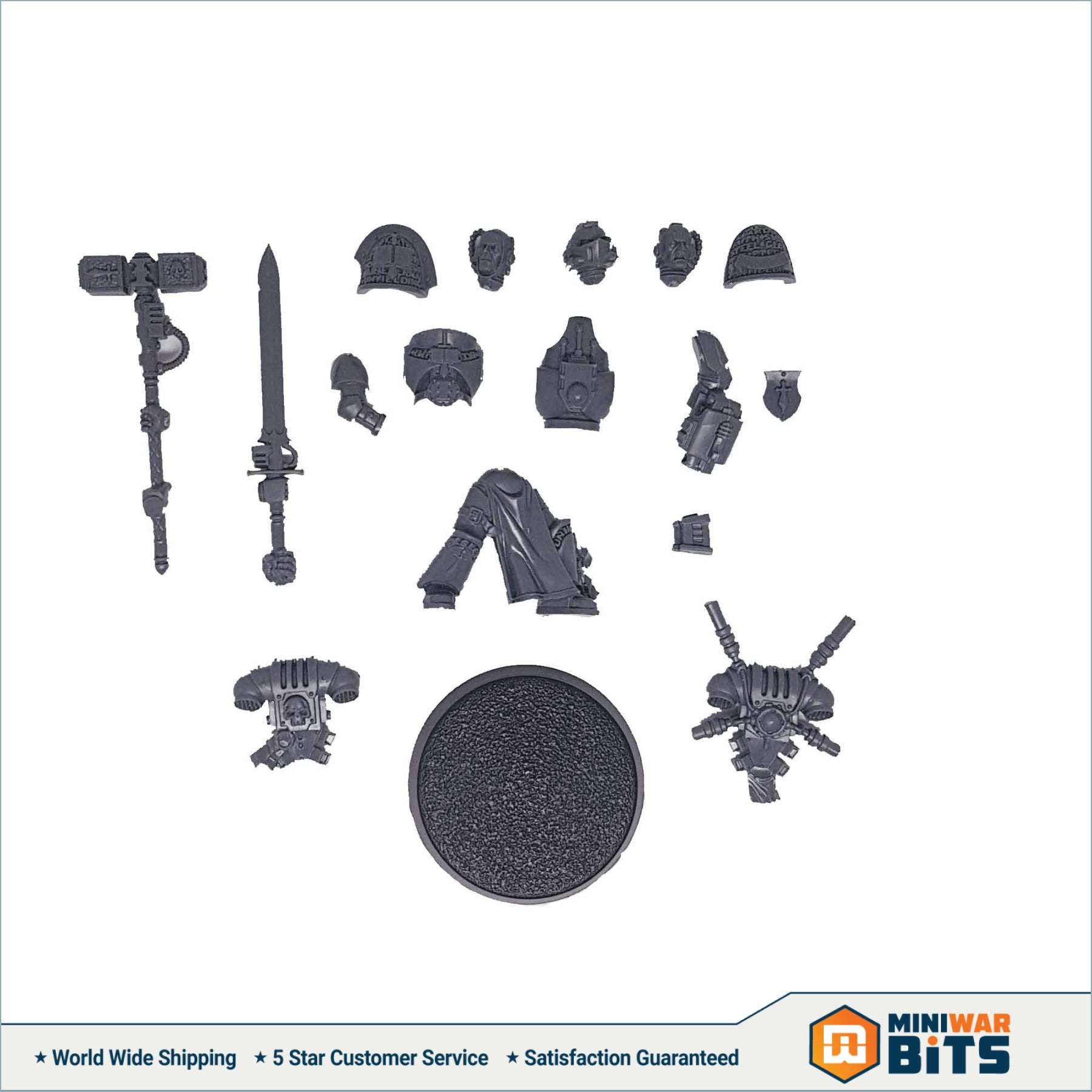 Grey Knight Strike Squad Justicar Single Figure - MiniWar Bits