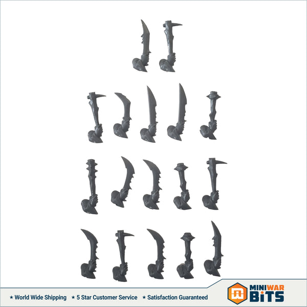 Grot Stabbas Hand Weapon Bits - MiniWar Bits