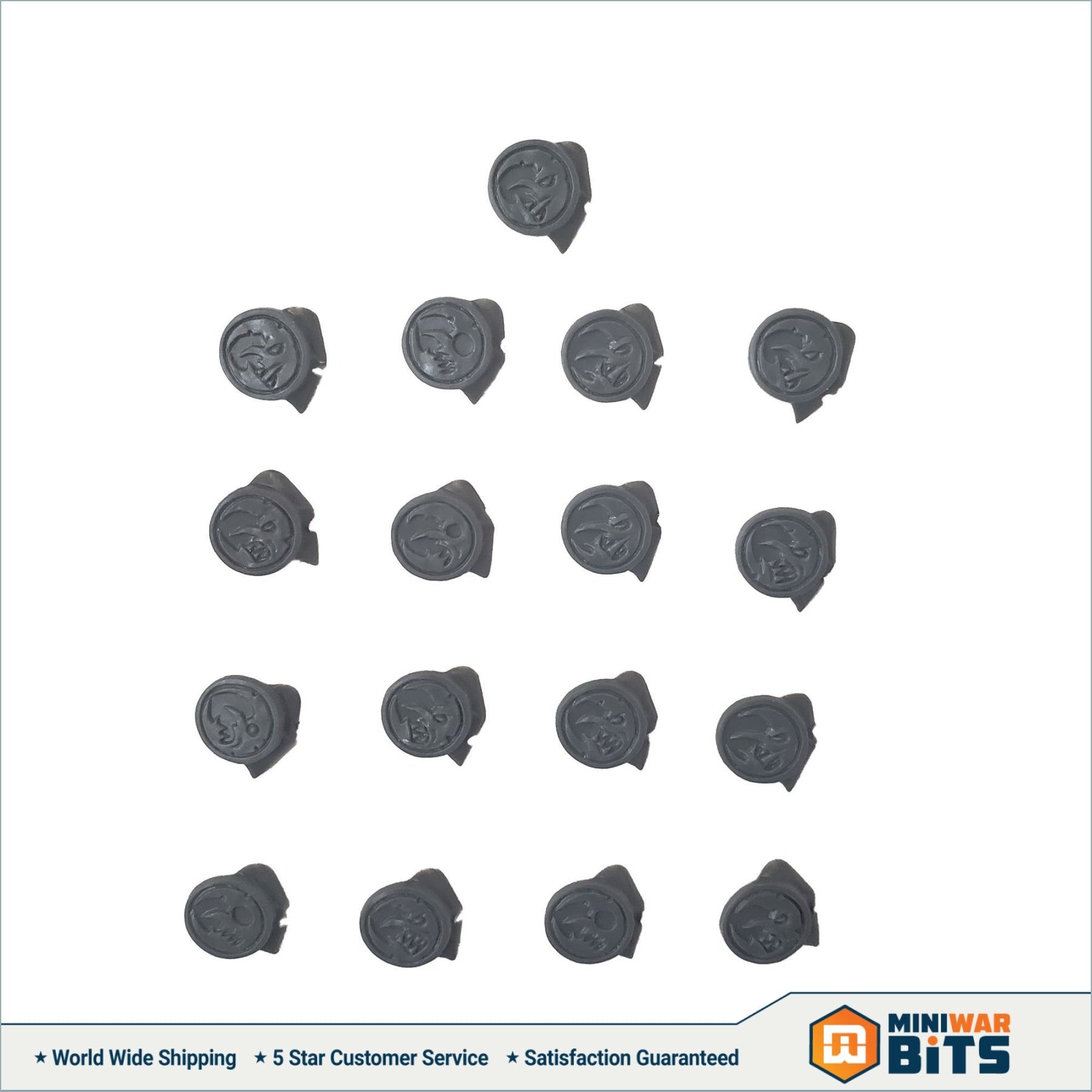 Grot Stabbas Moon Shield Bits - MiniWar Bits