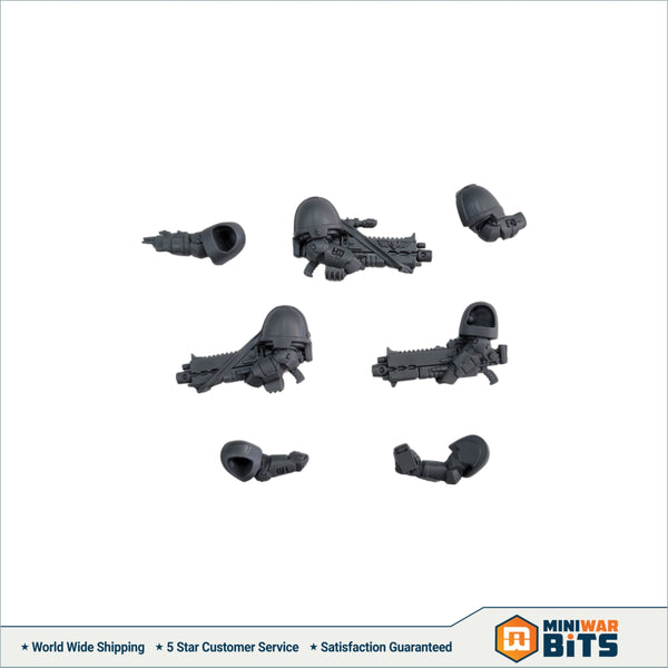Heavy Intercessors Gravis Sergeant Action Arm Bits - MiniWar Bits