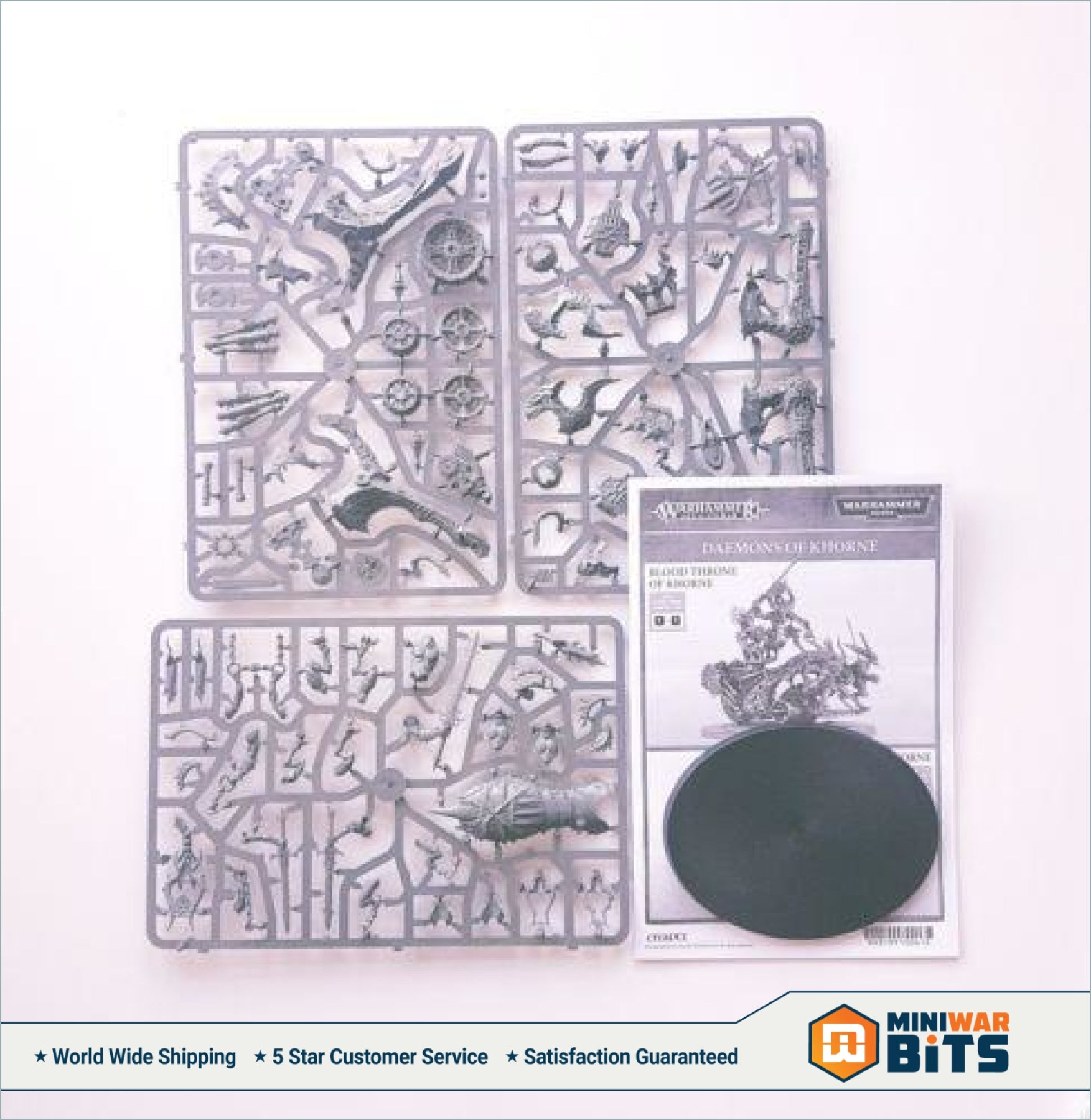 Herald on Blood Throne (New on Sprues) - Warhammer 40k Chaos Khrone Da - MiniWar Bits