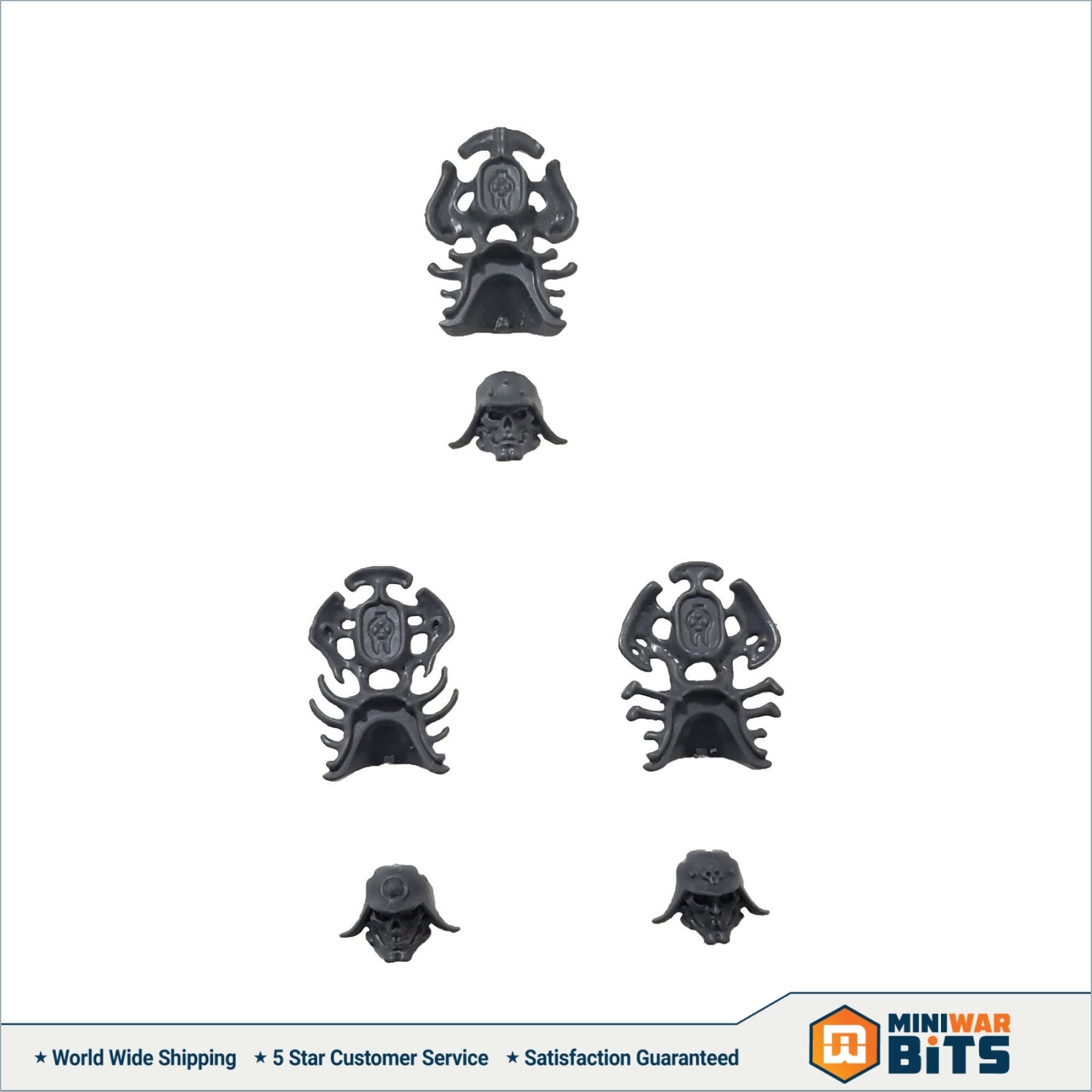 Immortis Guard Head Bits - MiniWar Bits