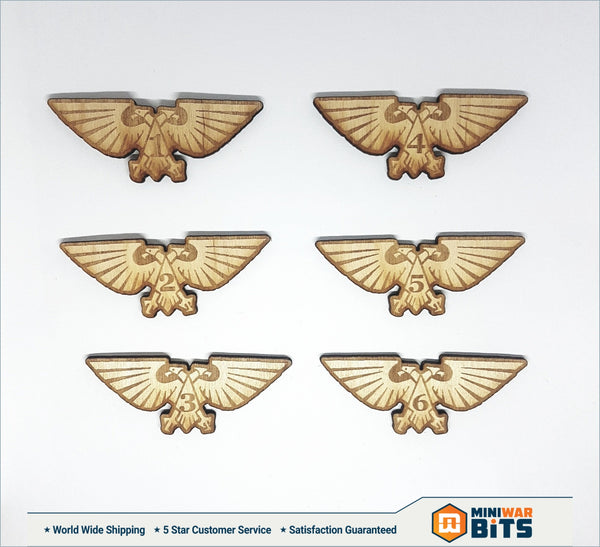 Imperium Eagle Objective Marker Set - MiniWar Bits