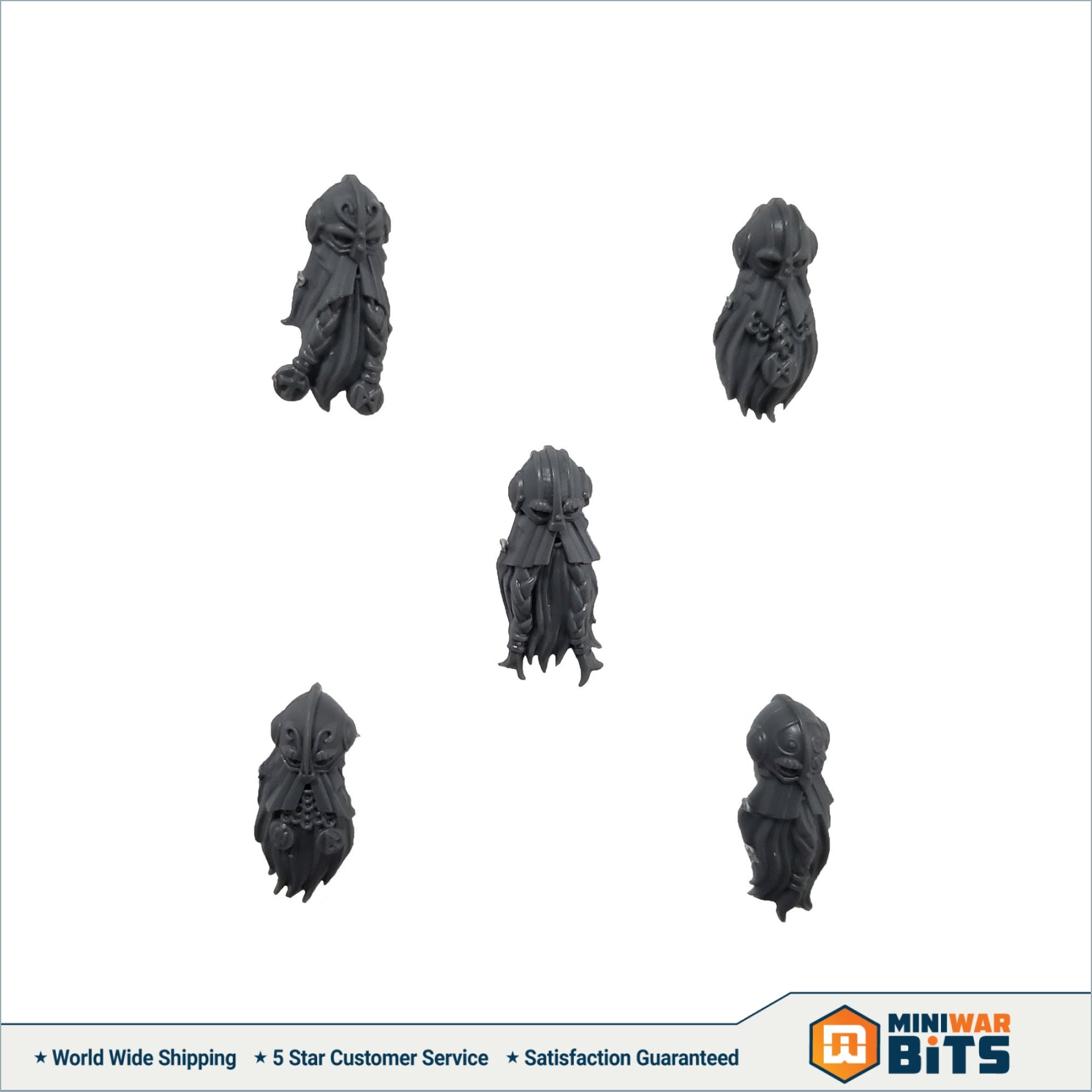 Ironbreakers Head Bits - MiniWar Bits