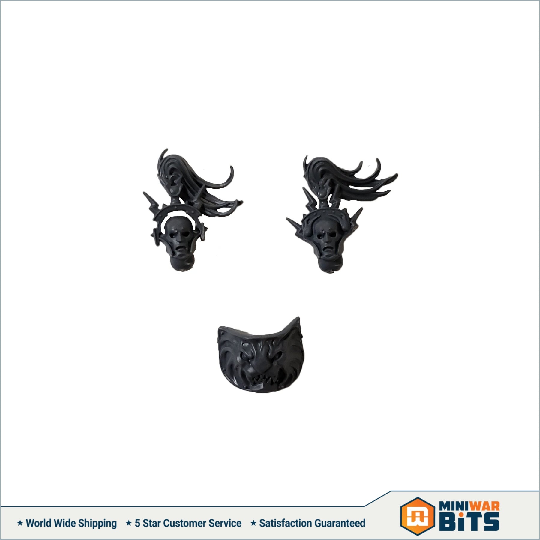 Judicator Prime Head Shoulder Bits - MiniWar Bits