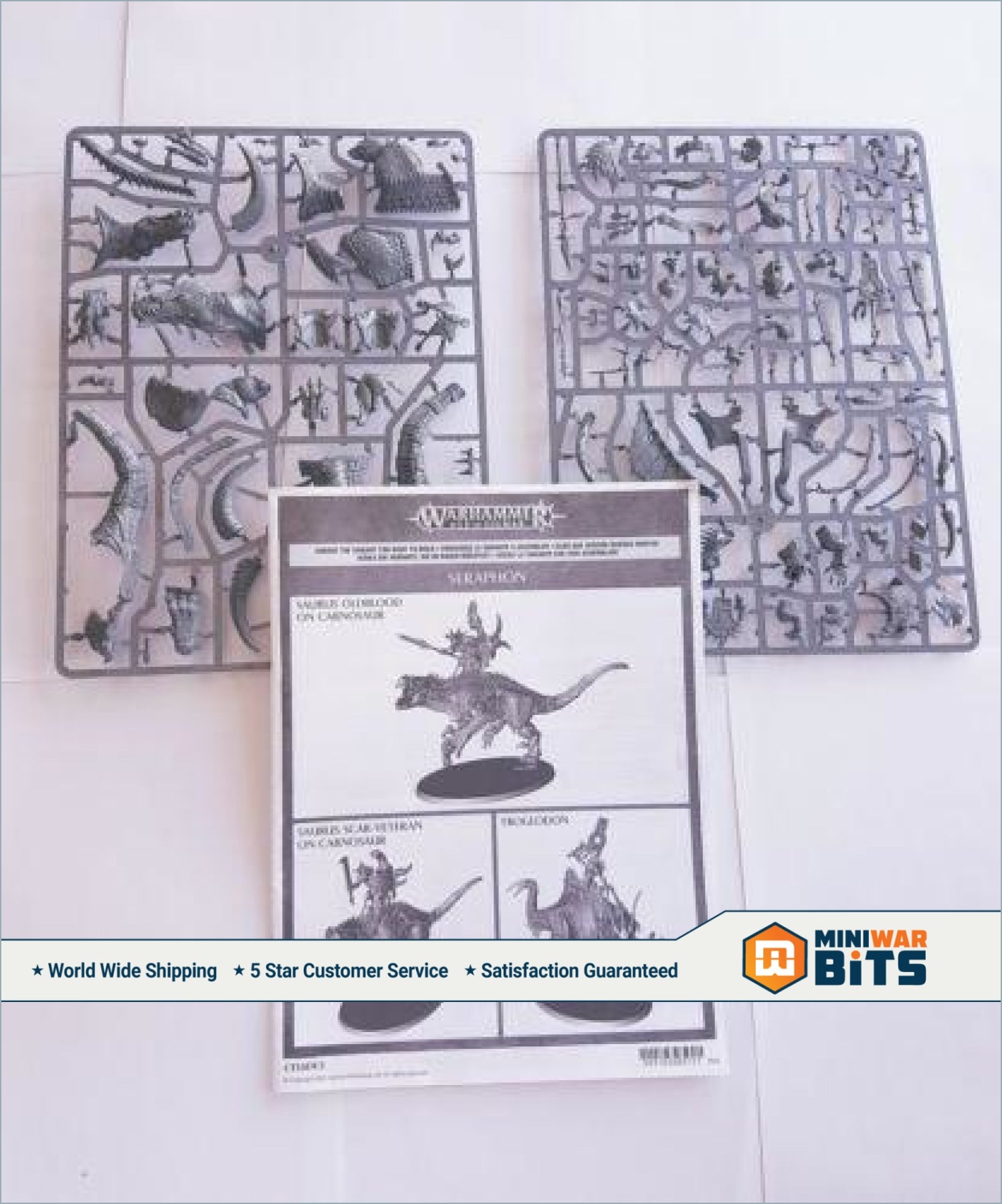 Lizardmen Seraphon Saurus Oldblood on Carnosaur (New On Sprue) - Warha ...