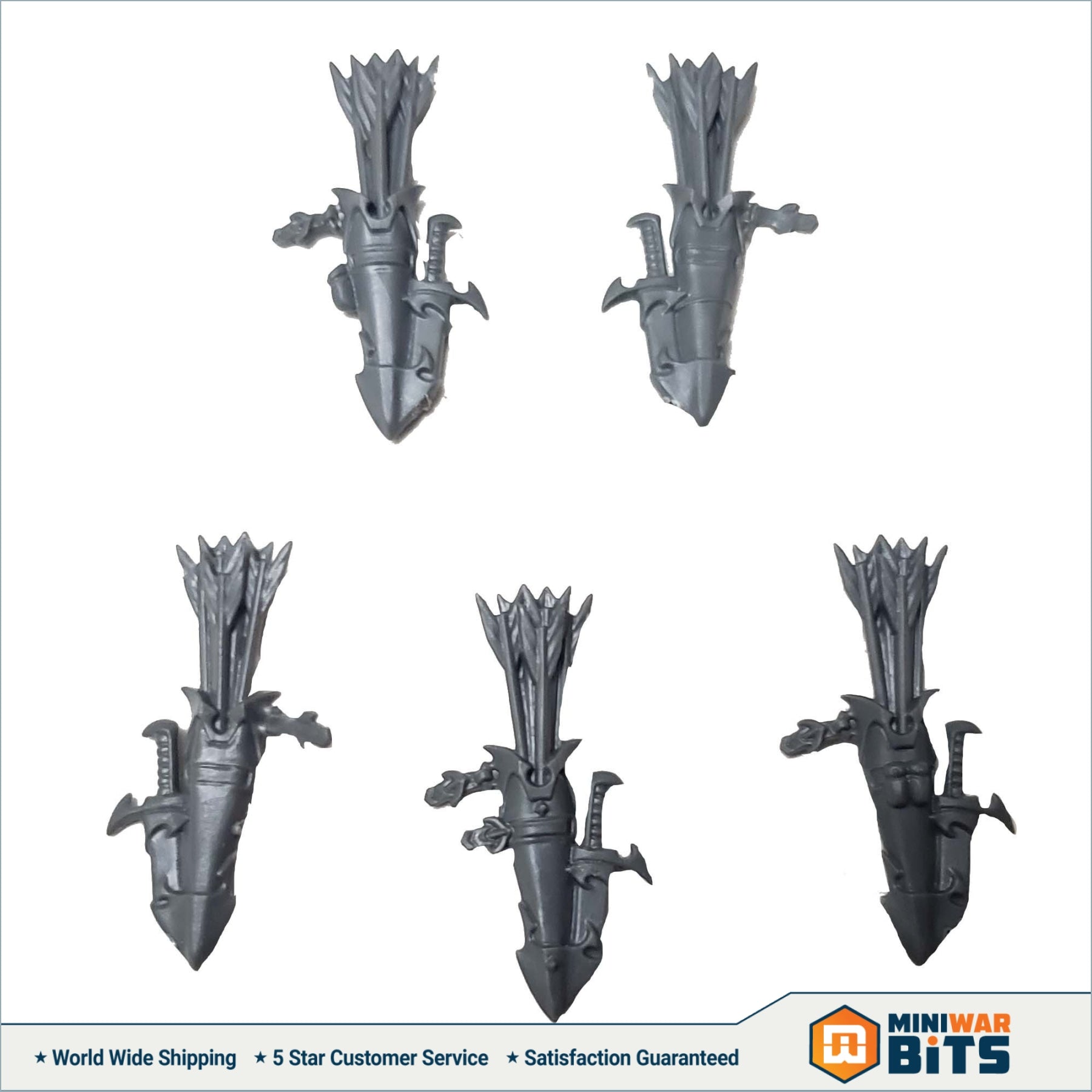 Melusai Blood Stalker Arrow Quiver Accessory Bits - MiniWar Bits