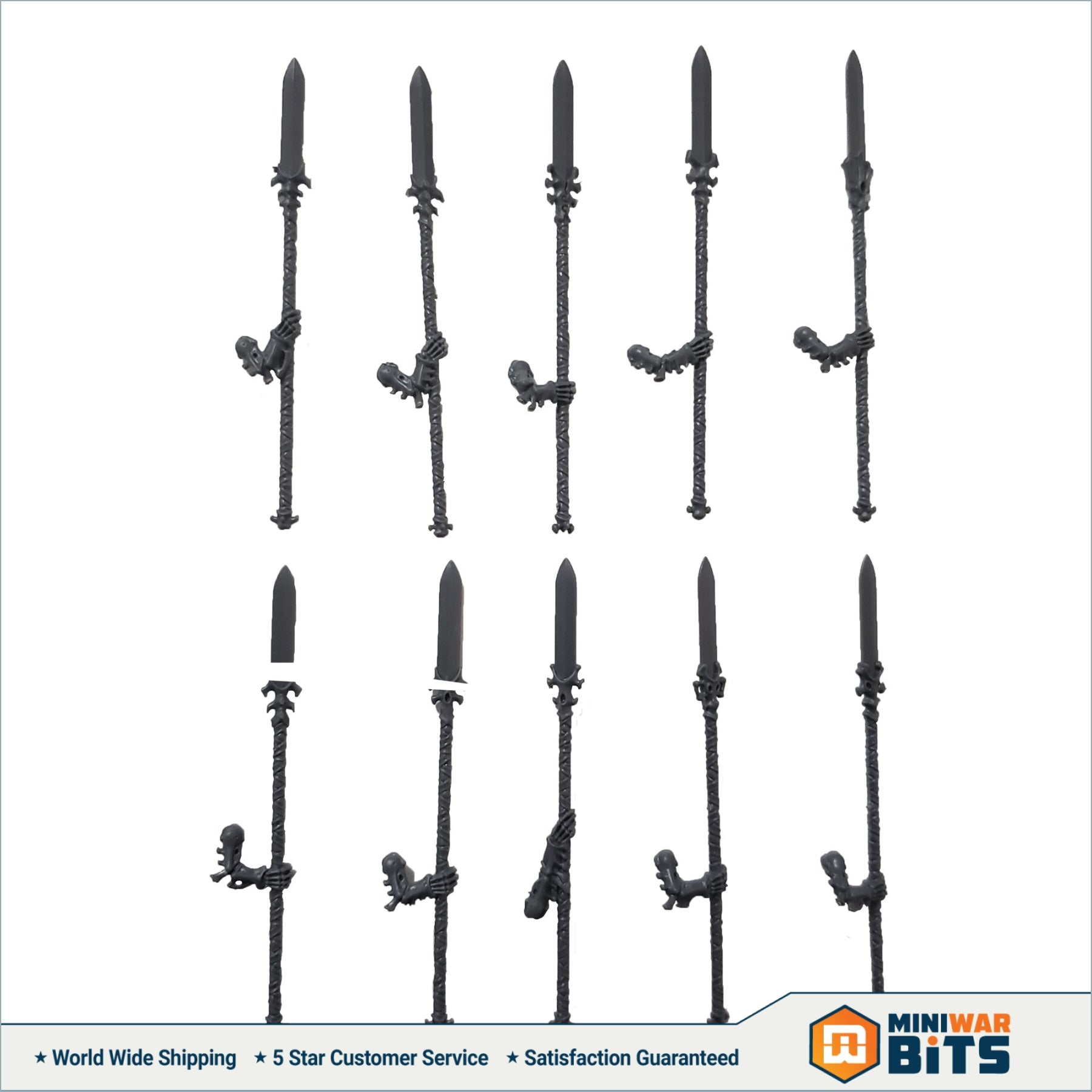 Mortek Guard Nadirite Spear Bits - MiniWar Bits