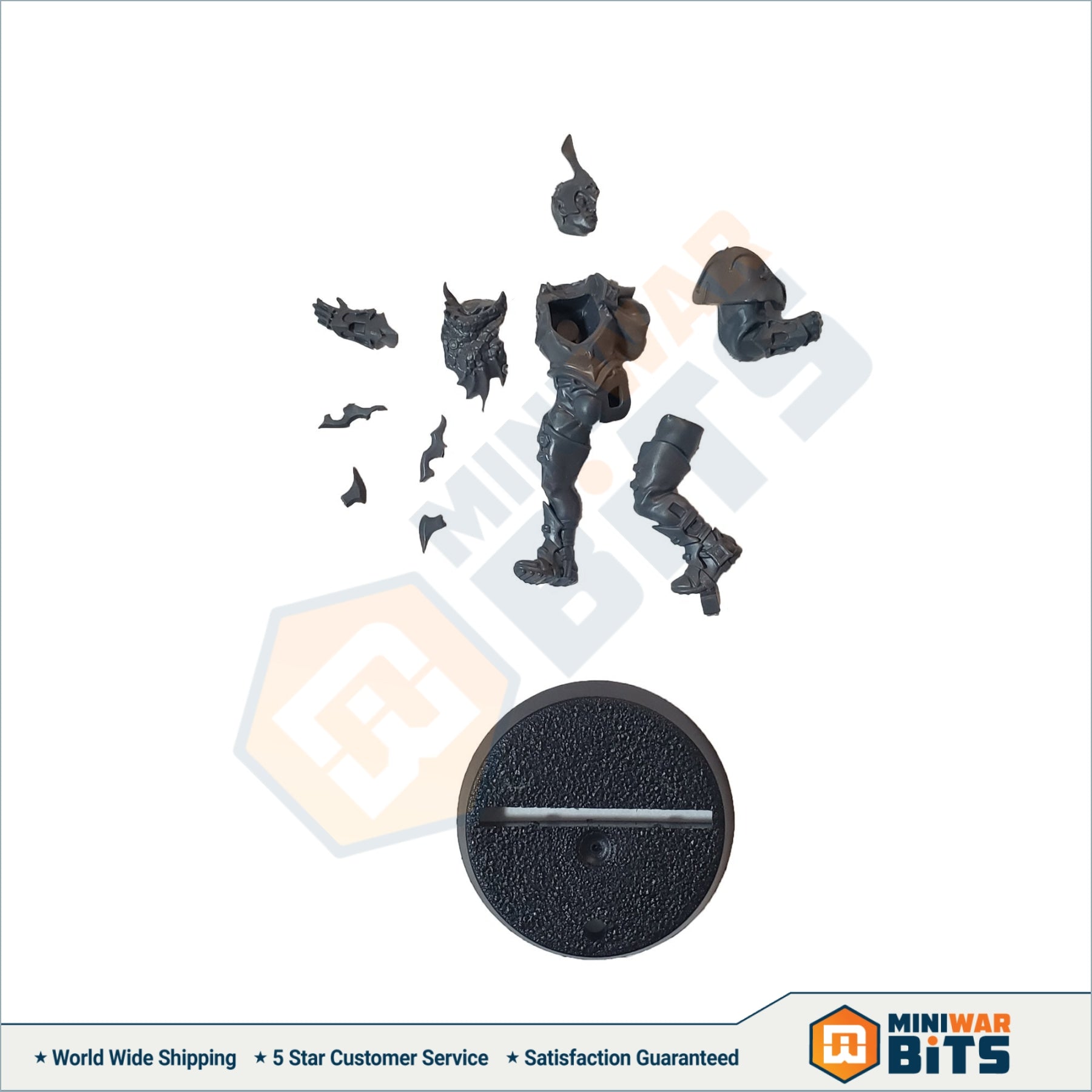 Naggaroth Nightmares Dark Elf Lineman 2 Single Figure - MiniWar Bits